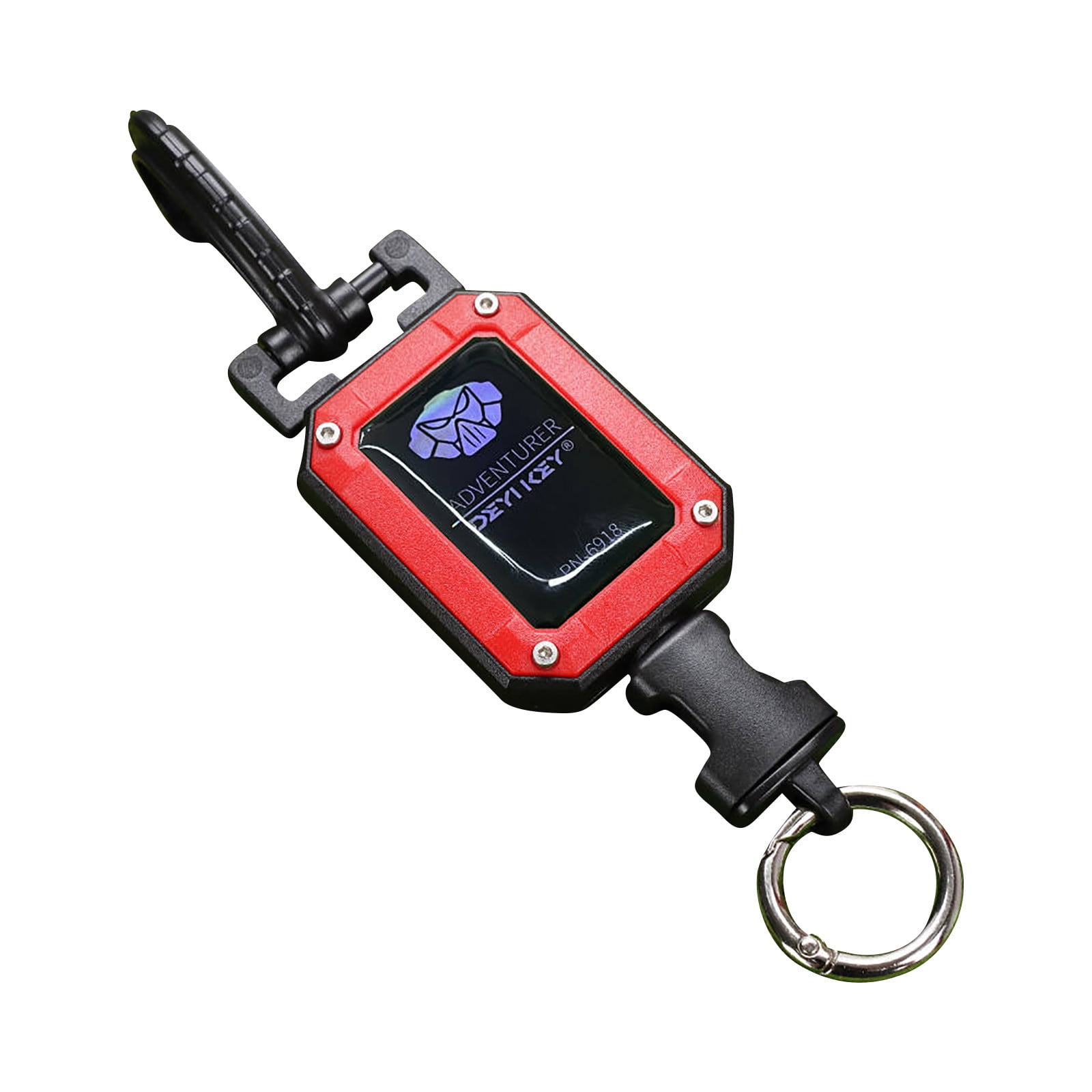 Lilixerw Retractable Keychain,Heavy Duty Carabiner Badge Holder,with ...