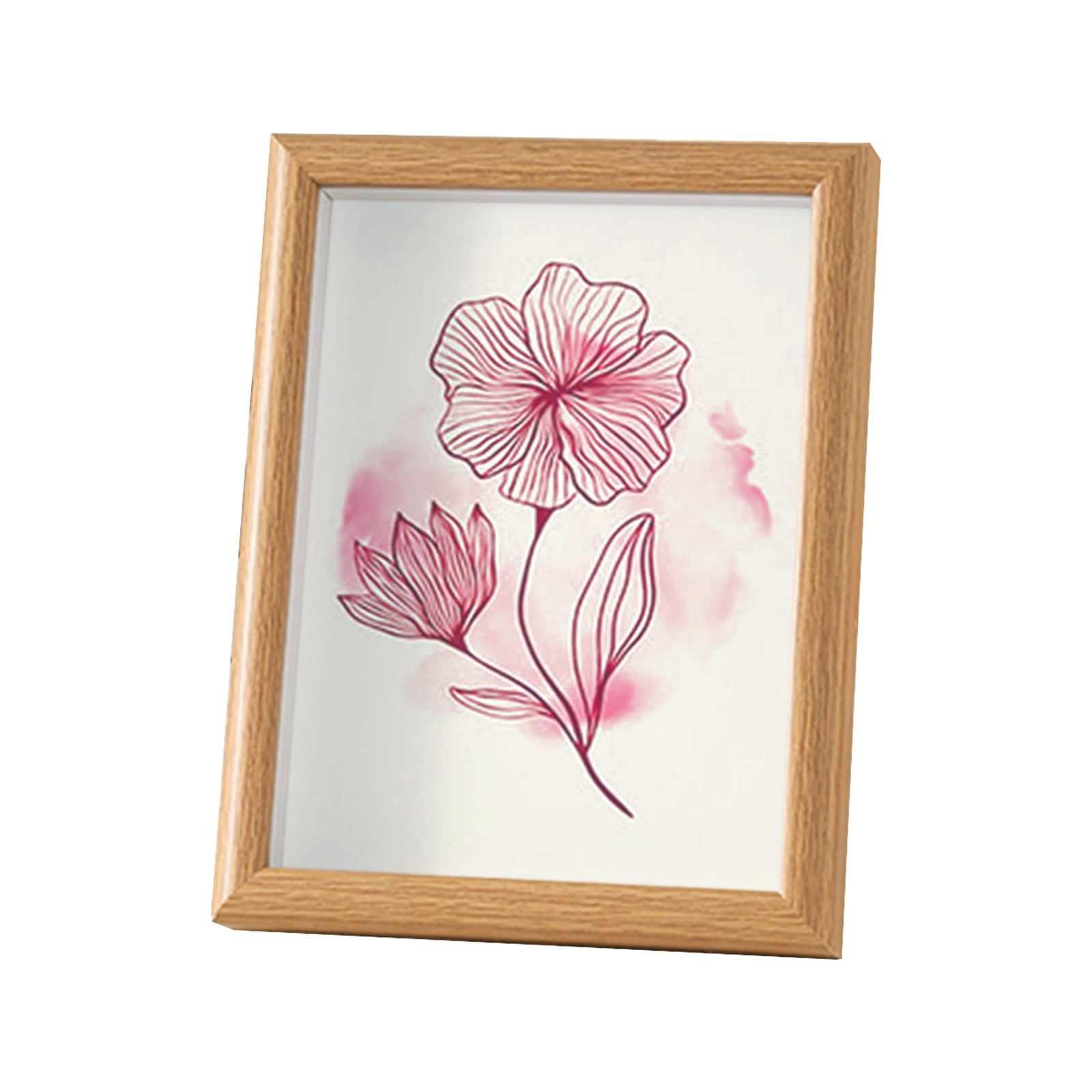 Lilixerw Wood Photo Frame,Desktop and Wall Mounted Horizontal or ...