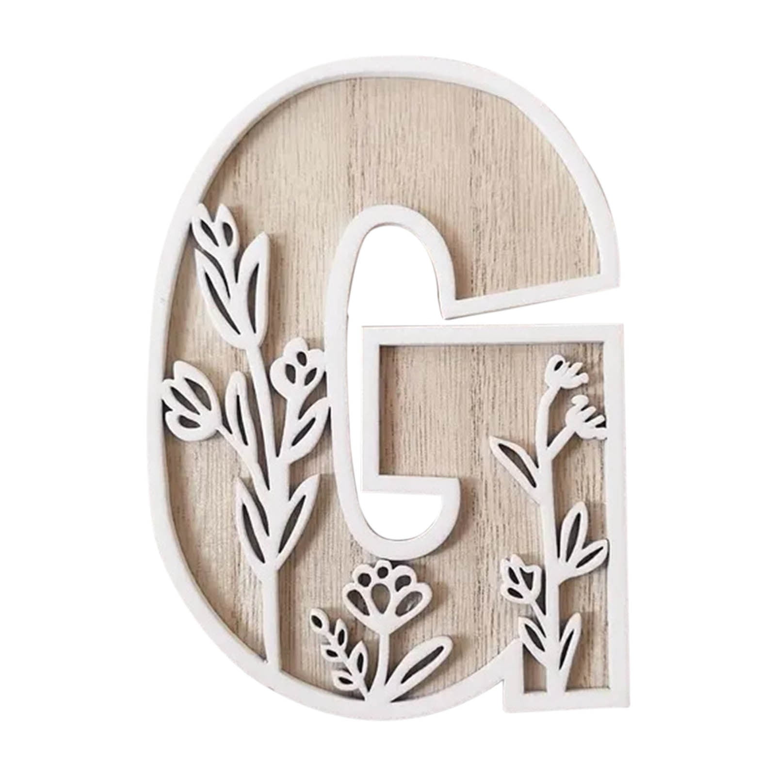 Lilixerw Wooden Carved Alphabet Letter Home Decor,House Number Shop ...