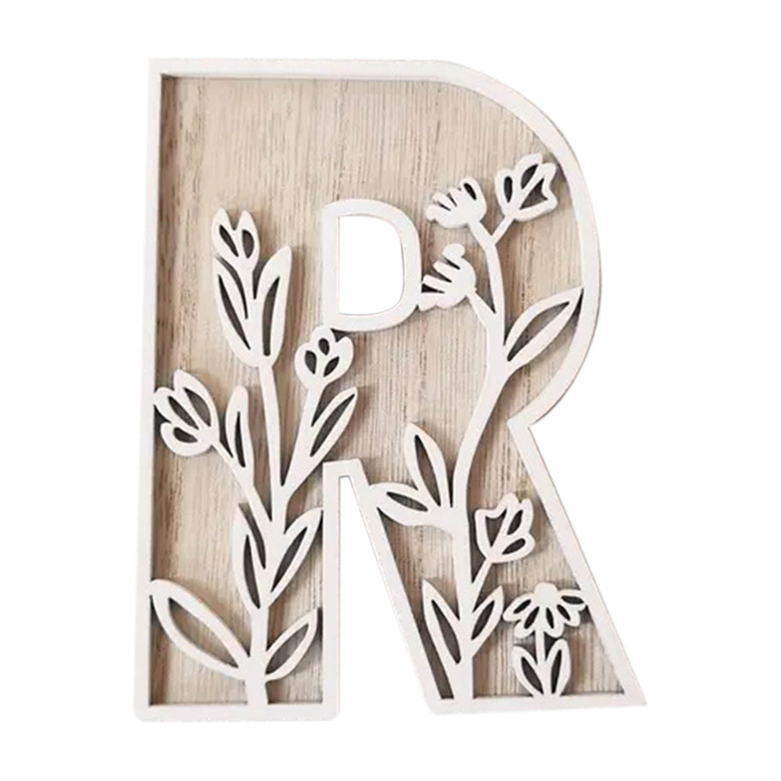 Lilixerw Wooden Carved Alphabet Letter Home Decor,House Number Shop ...