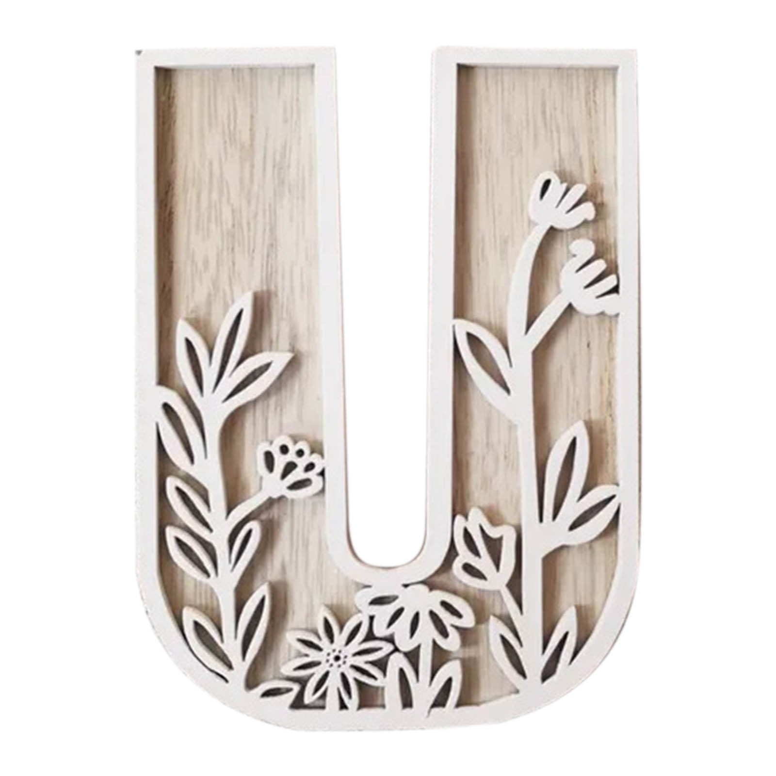 Lilixerw Wooden Carved Alphabet Letter Home Decor,House Number Shop ...