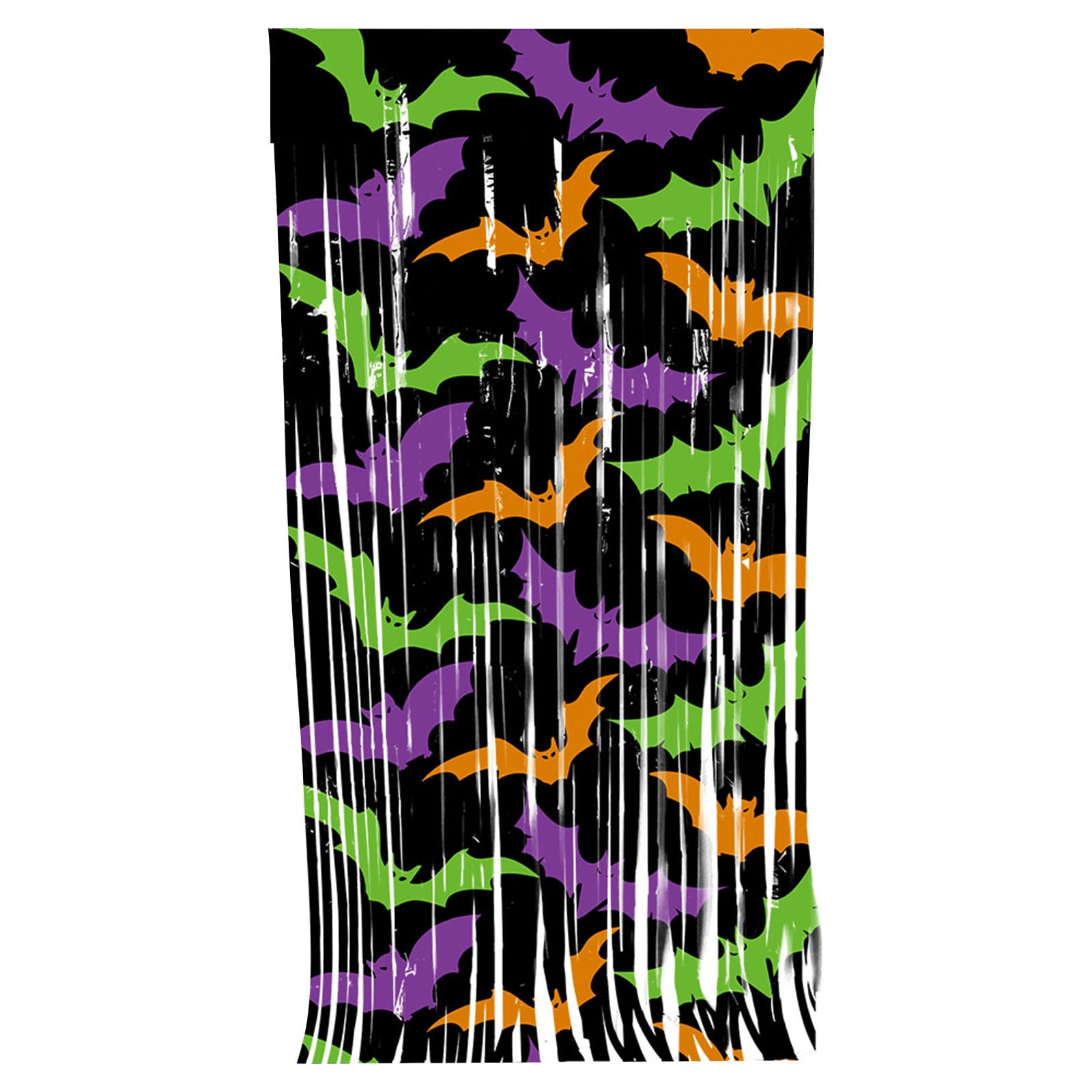 Lilixerw Halloween Window Door Cover,Funny Halloween Window Curtain and ...