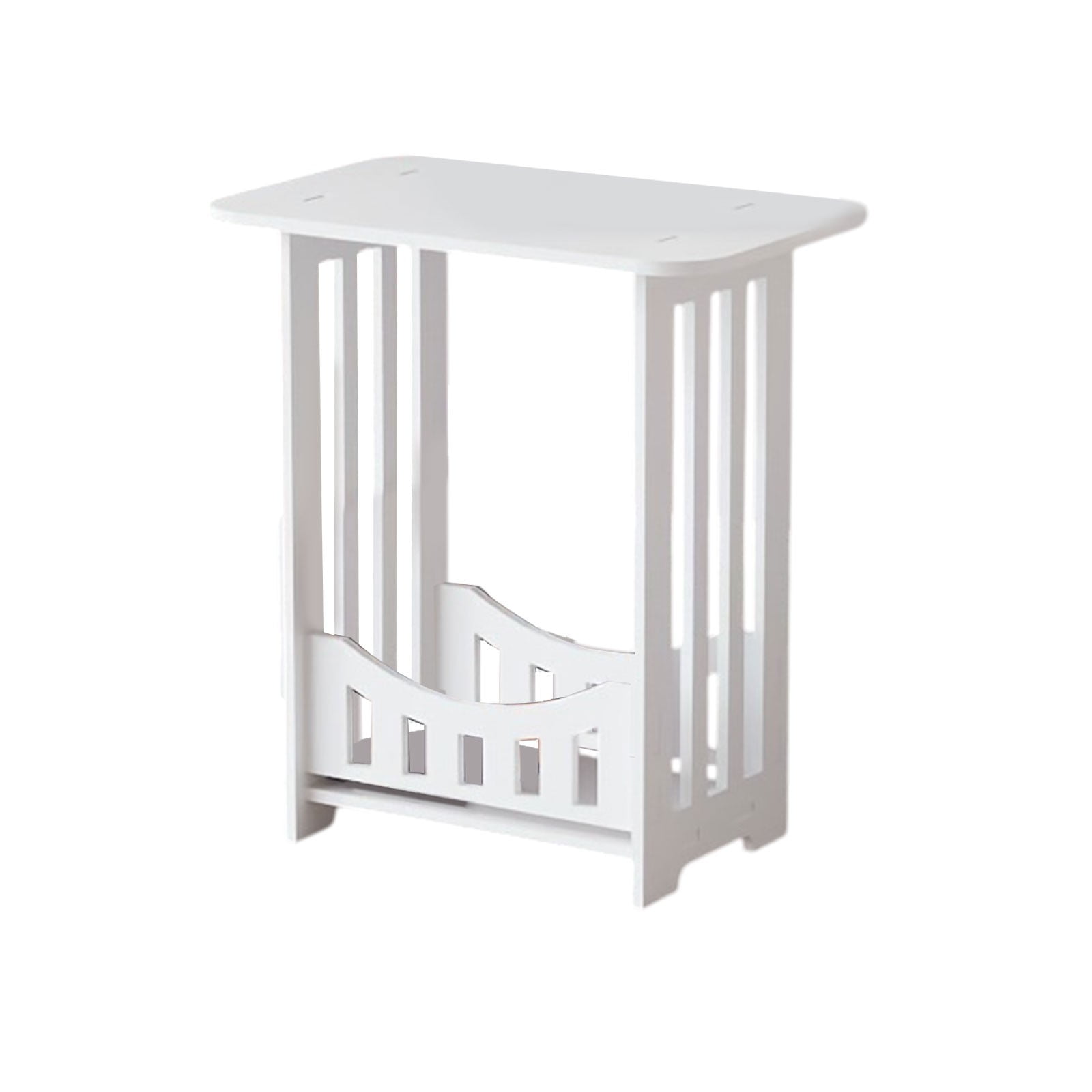 Lilixerw Narrow Side Table,Slim End Tables,Skinny Table for Small ...