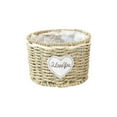 Lilixerw Rattan Woven Flowerpot,Handmade Natural Straw Planter Basket ...