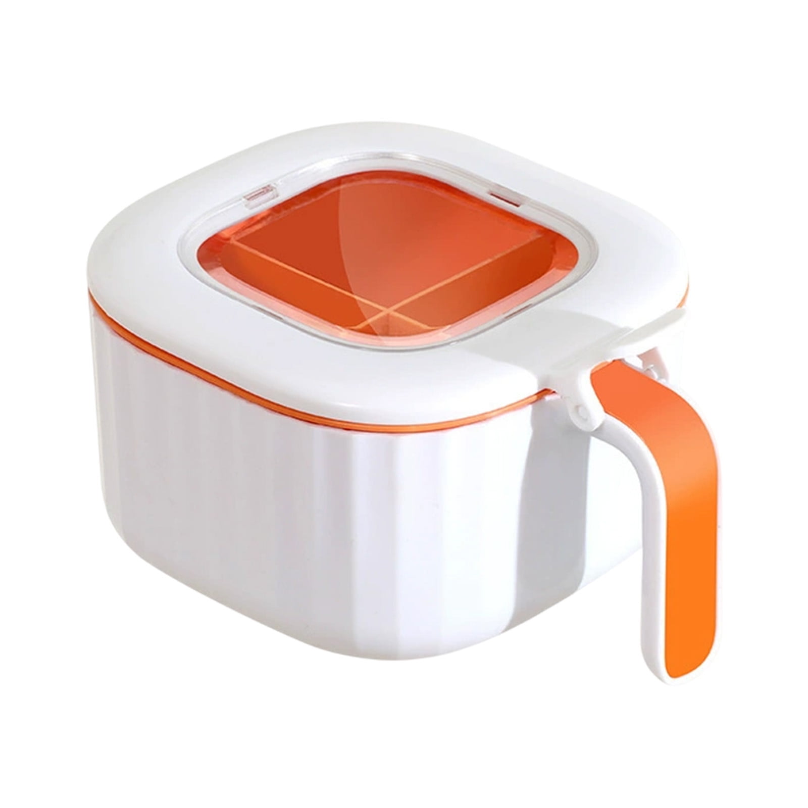 Lilixerw Seasoning Box,Spice Pot Seasoning Bottle with 4 Compartments ...