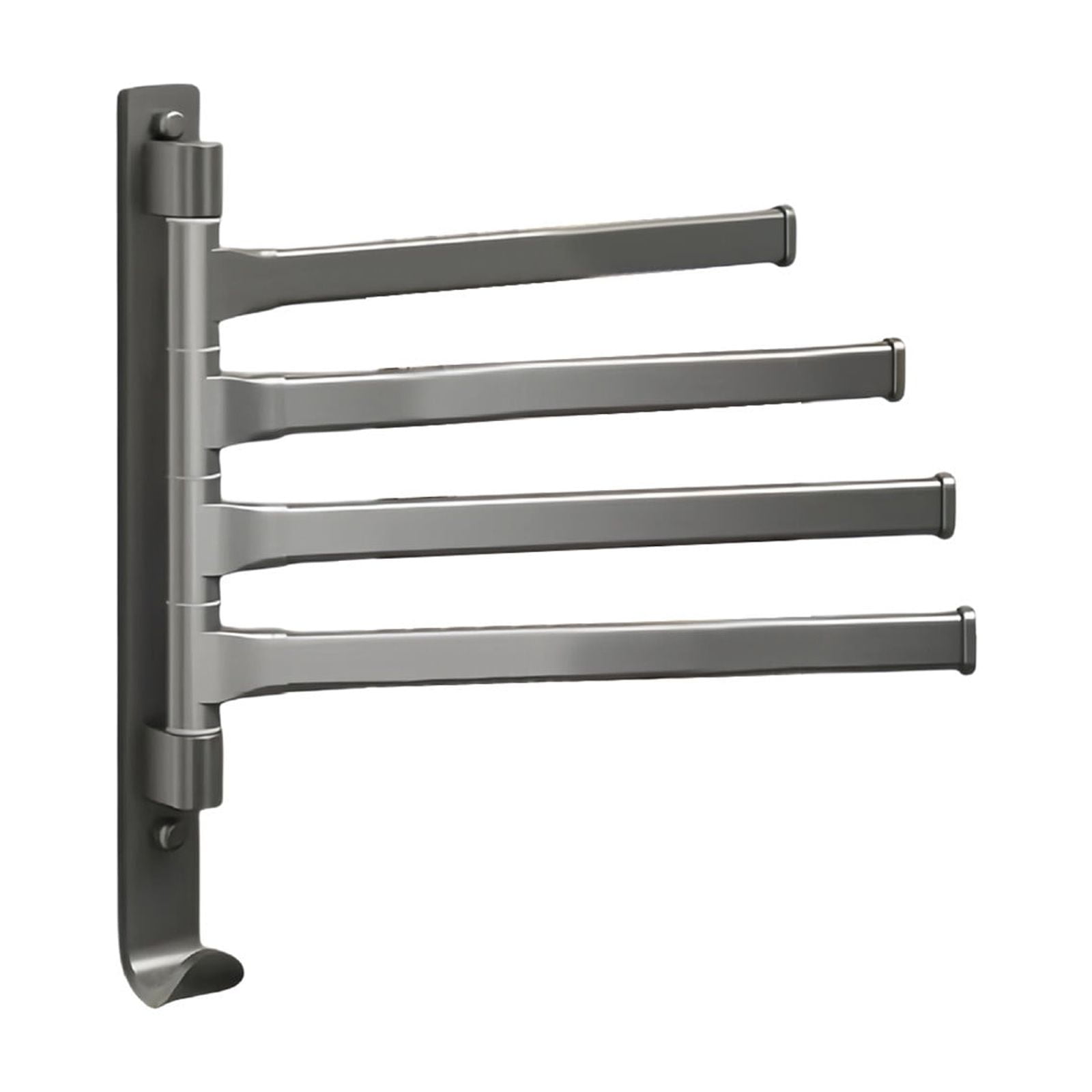 Lilixerw Towel Rack,180° Swivel Towel Rack,Multi-Arm Towel Holder,Space ...