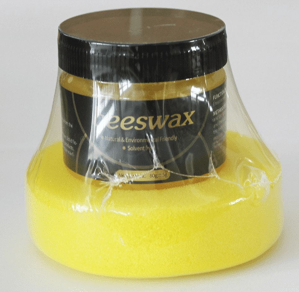 Lilixerw Wood Seasoning Beewax Natural Beewax with Sponge,Multipurpose ...
