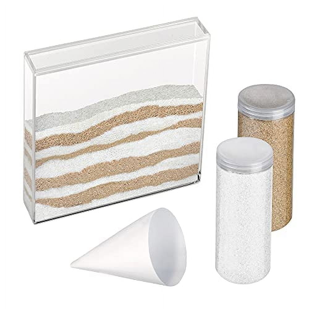 Lillian Rose Acrylic Unity Ceremony Set with 2 Containers of Colored ...