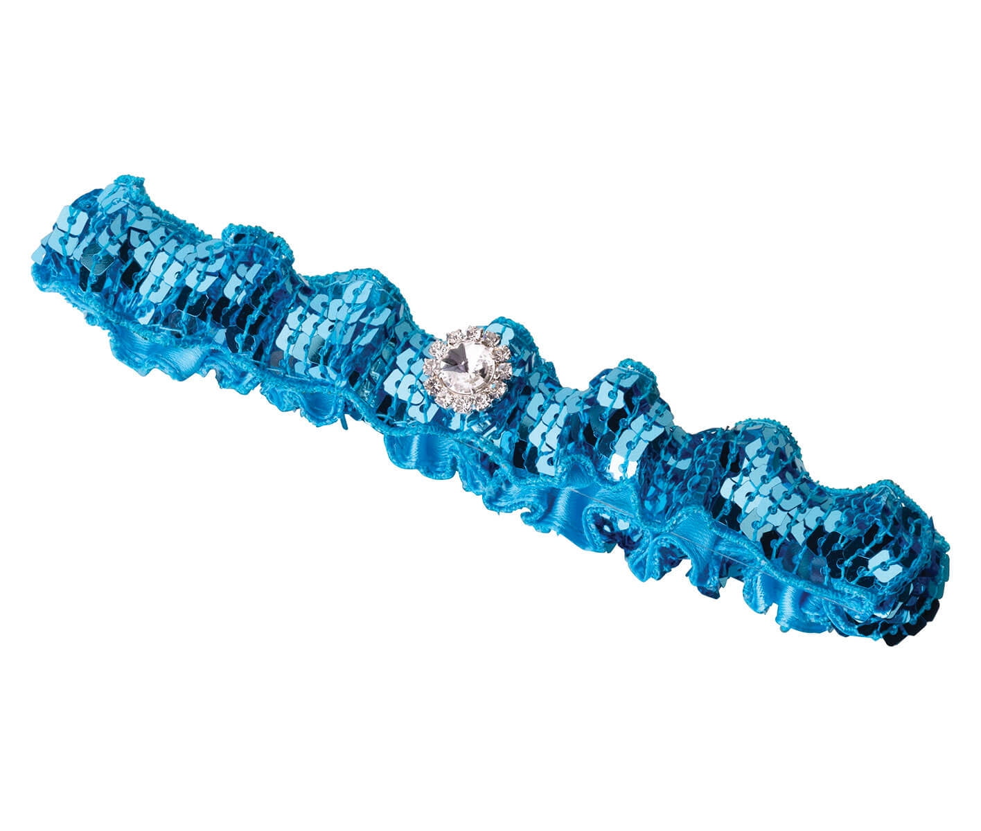 Lillian Rose Sparkly Aqua Sequin Garter - Walmart.com