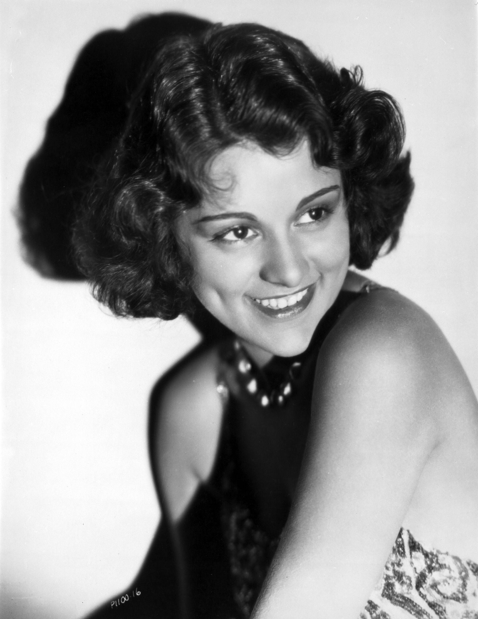 Lillian Roth posed in Portrait in Dress with Necklace Photo Print (8 x ...