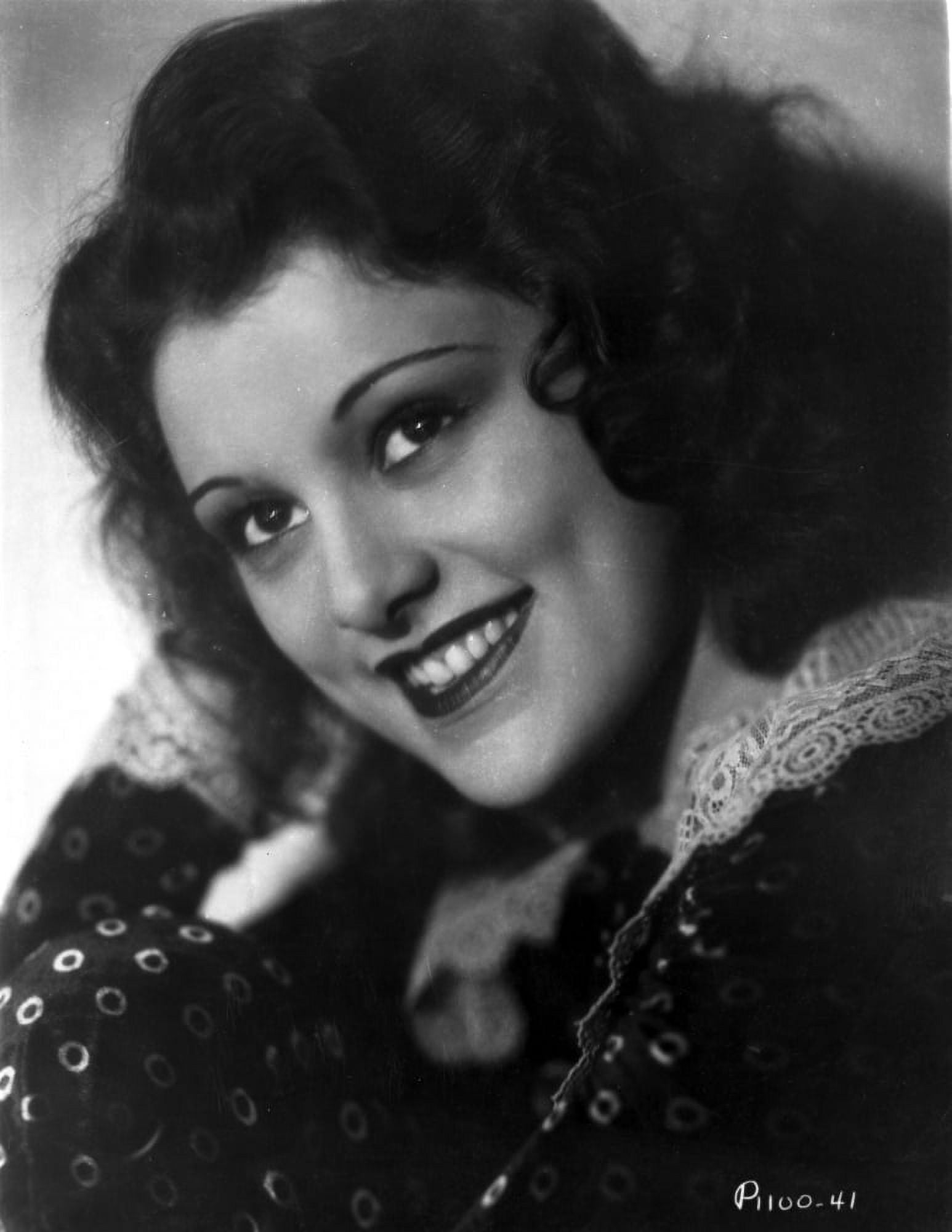 Lillian Roth smiling in Portrait wearing Black Dress Photo Print (8 x ...