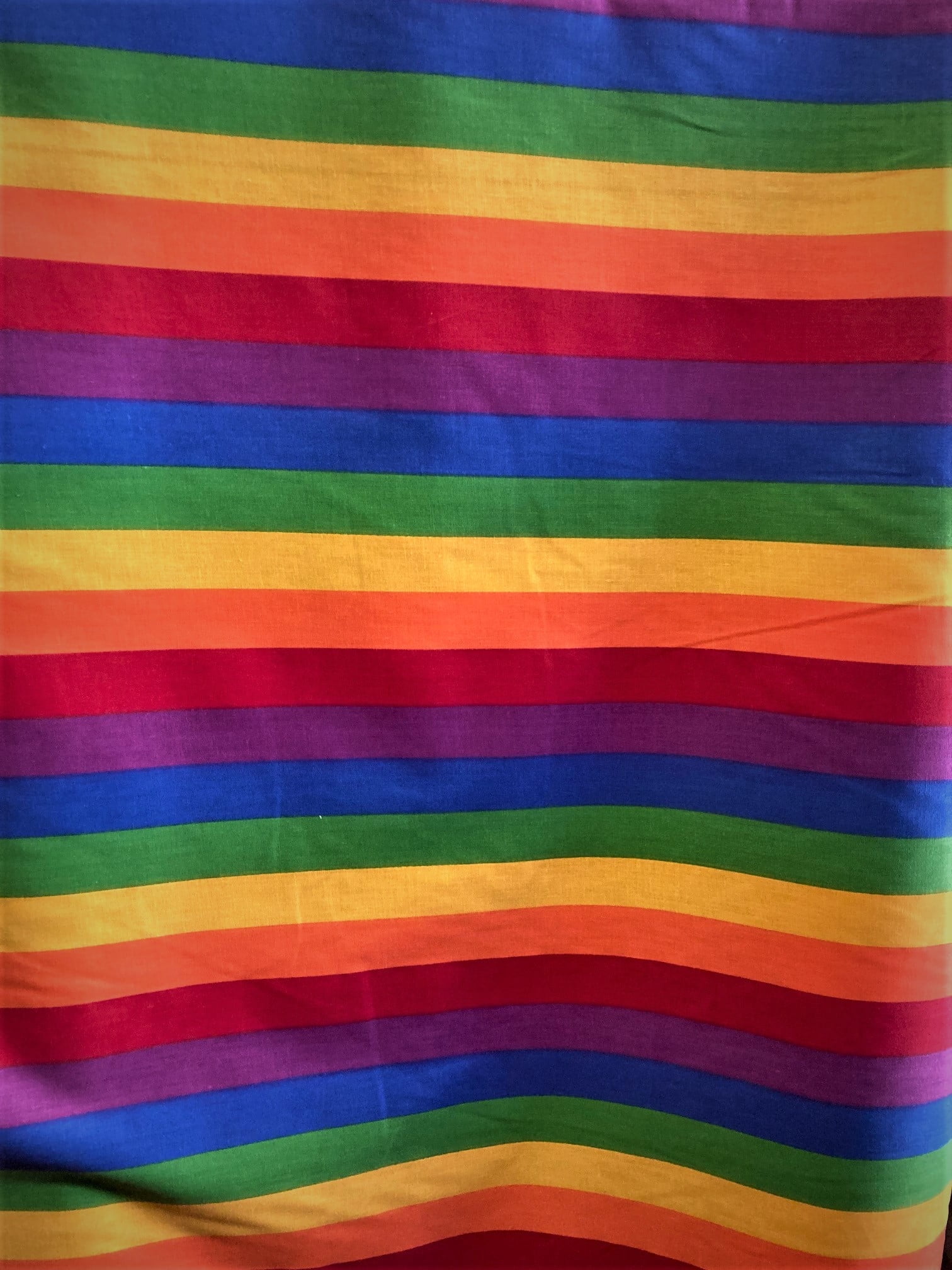 Lilly Craft 58" Polycotton Multicolor Stripe Sewing & Craft Fabric By ...