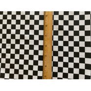 Checkered 1" Red White Poly Cotton Fabric - Sold By The Yard - 58" / 60 ...