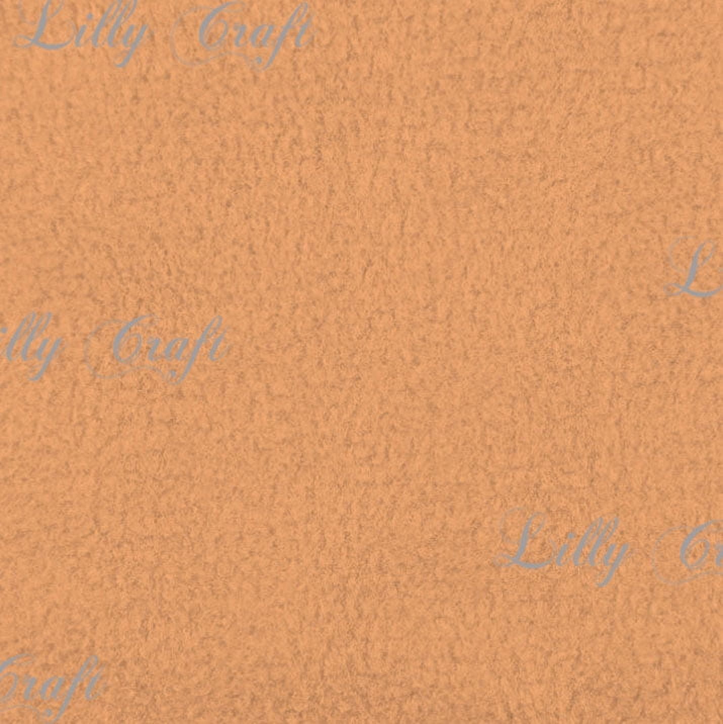Lilly Craft Solid Color Peach Fleece Anti-Pill FABRIC 58-60" Wide Sold ...