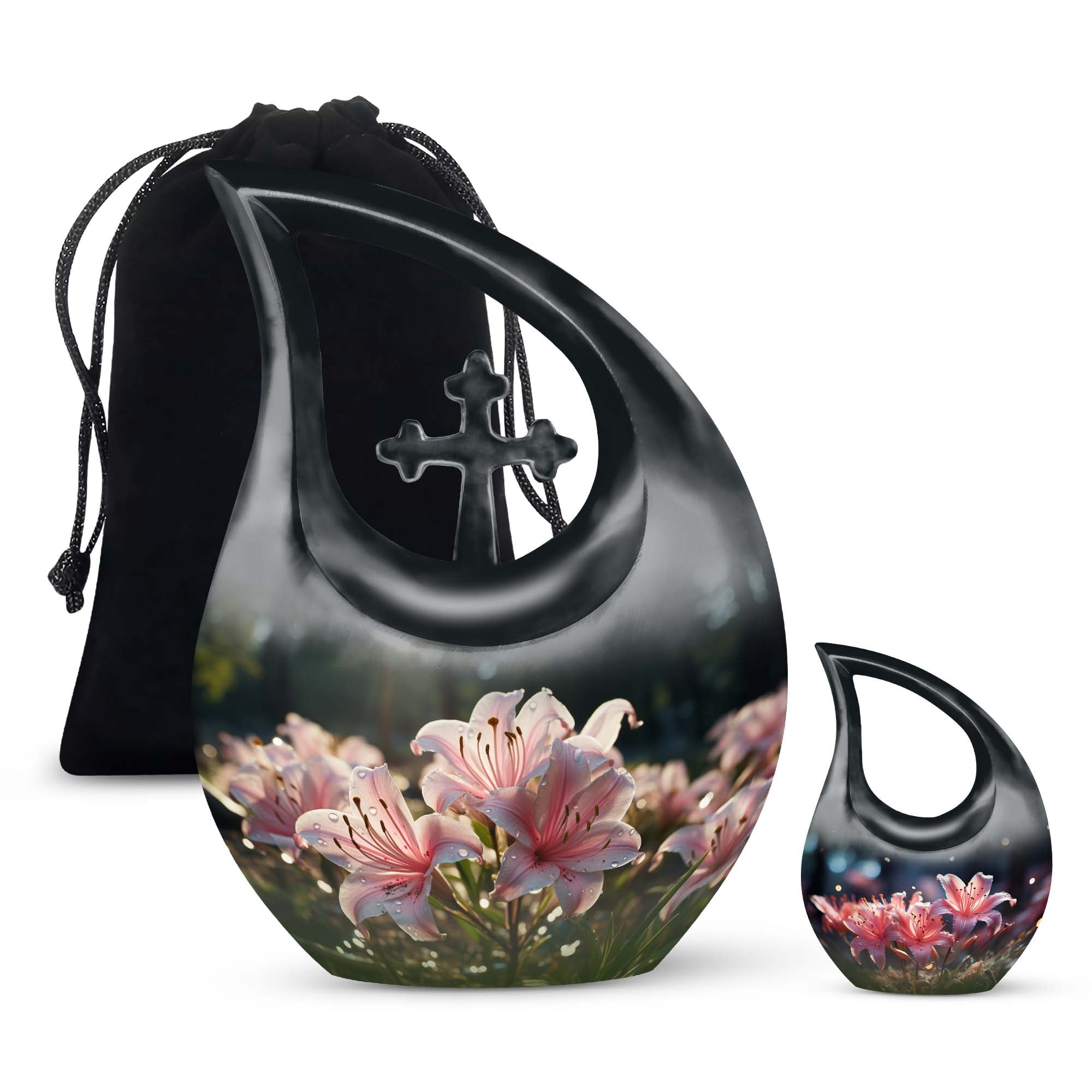 Lilly Flower Urn - Adult Urns For Human Ashes - Urns For Human Ashes ...