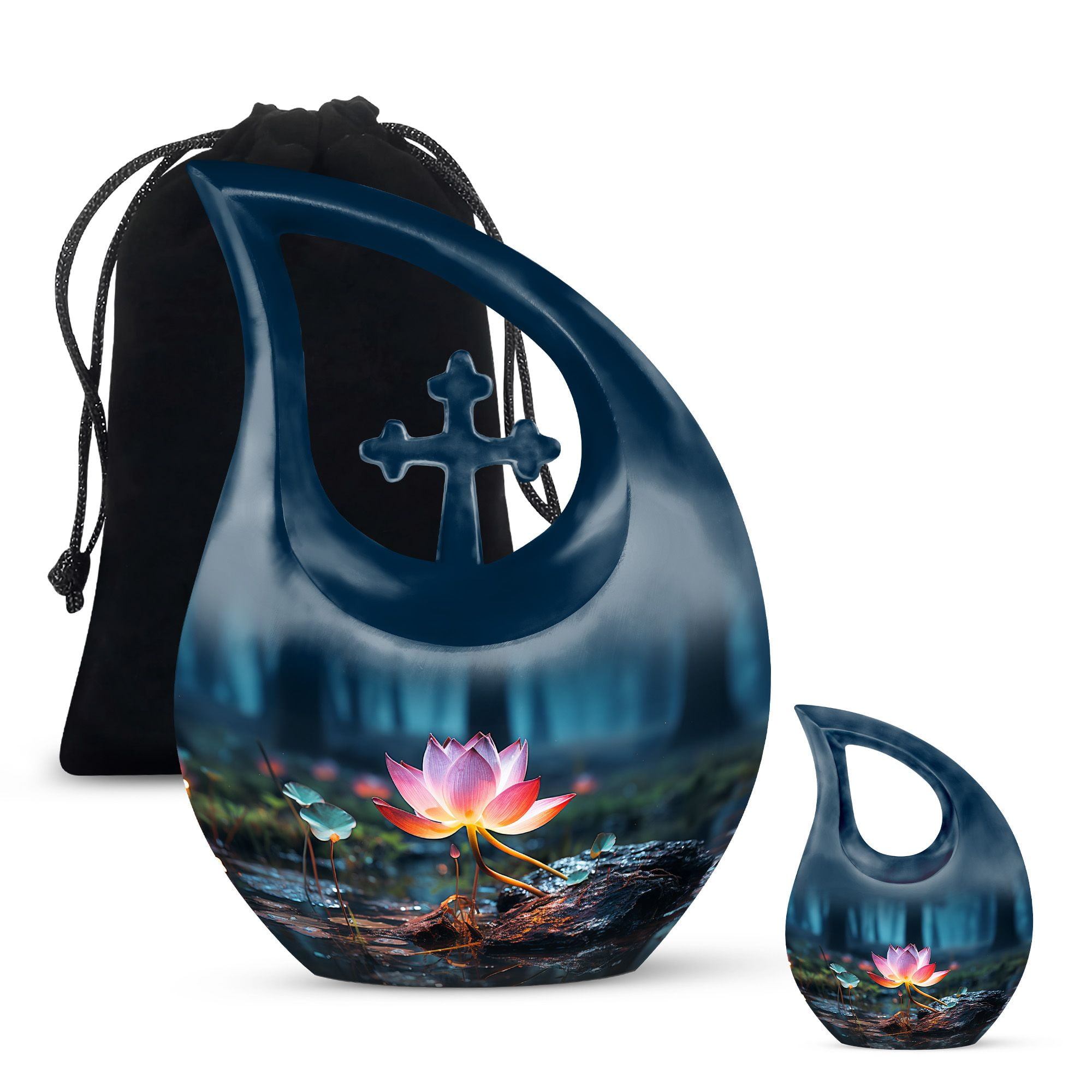 Lilly Flower Urn - Cremation Urn For Adults - Urns For Human Ashes ...