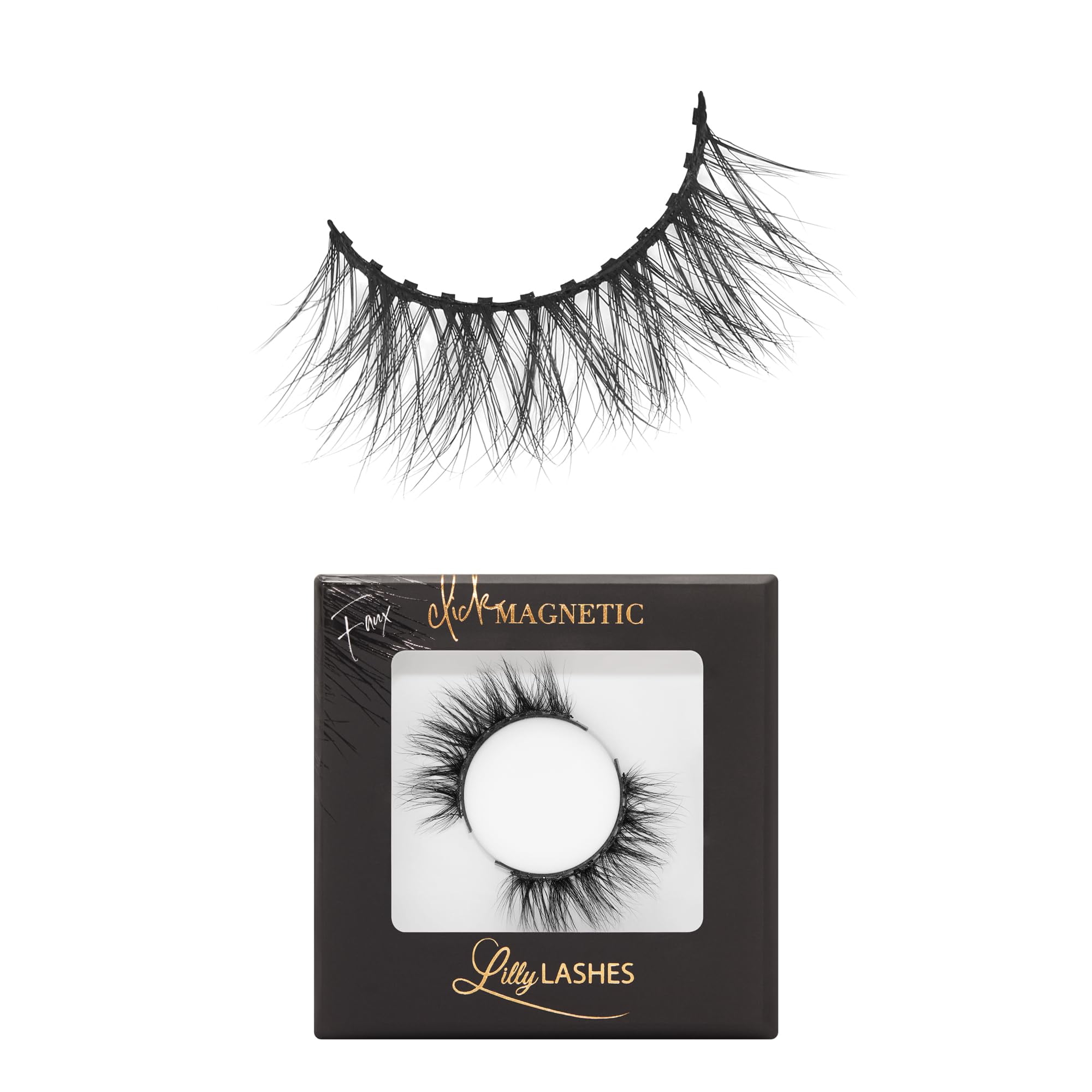 Lilly Lashes Click Magnetic Eyelashes - For Life Magnetic Faux Mink ...