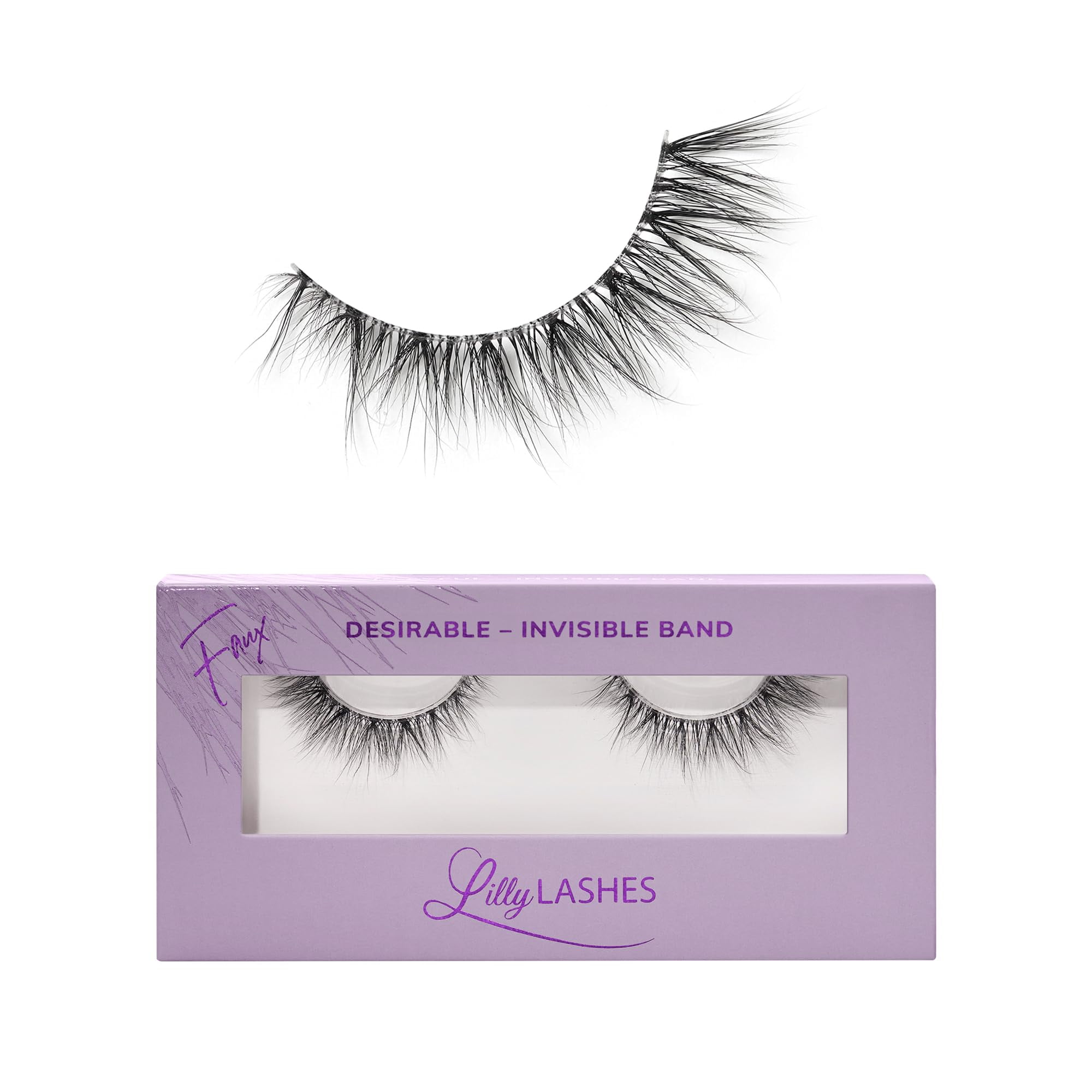 Lilly Lashes Sheer Band, SSF20 False Eyelashes w/Invisible Lashes ...
