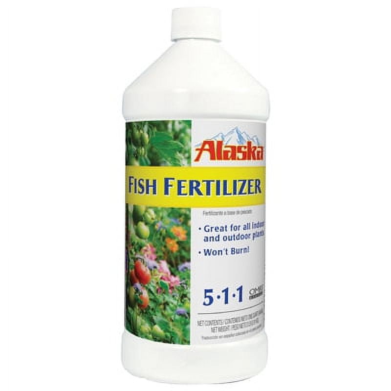 Lilly Miller Alaska 5-1-1 QT Fish Emulsion Fertilizer for Indoor ...