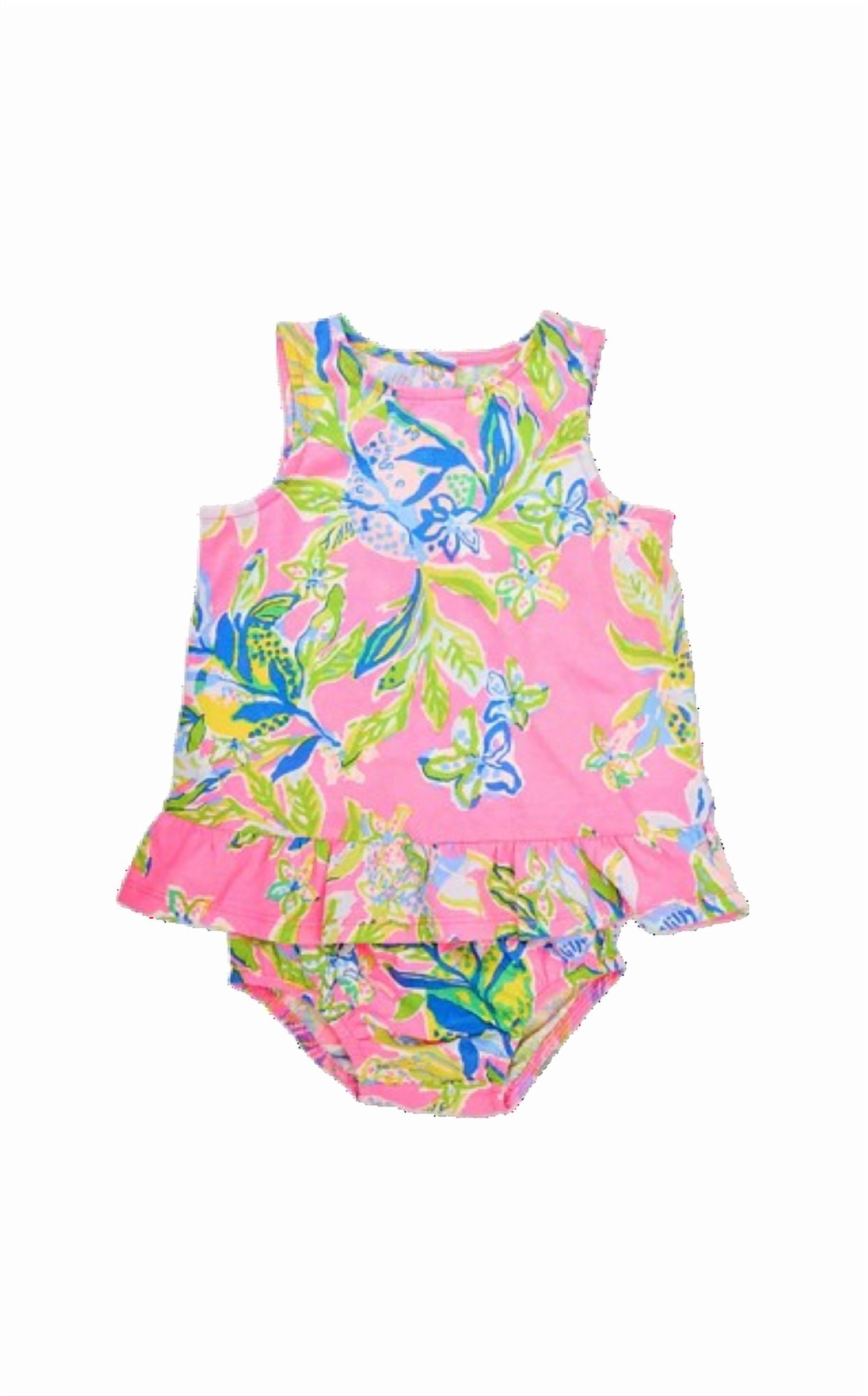 Lilly Pulitzer Claudia Baby Dress Multi Squeeze The Day 12/18 Months ...