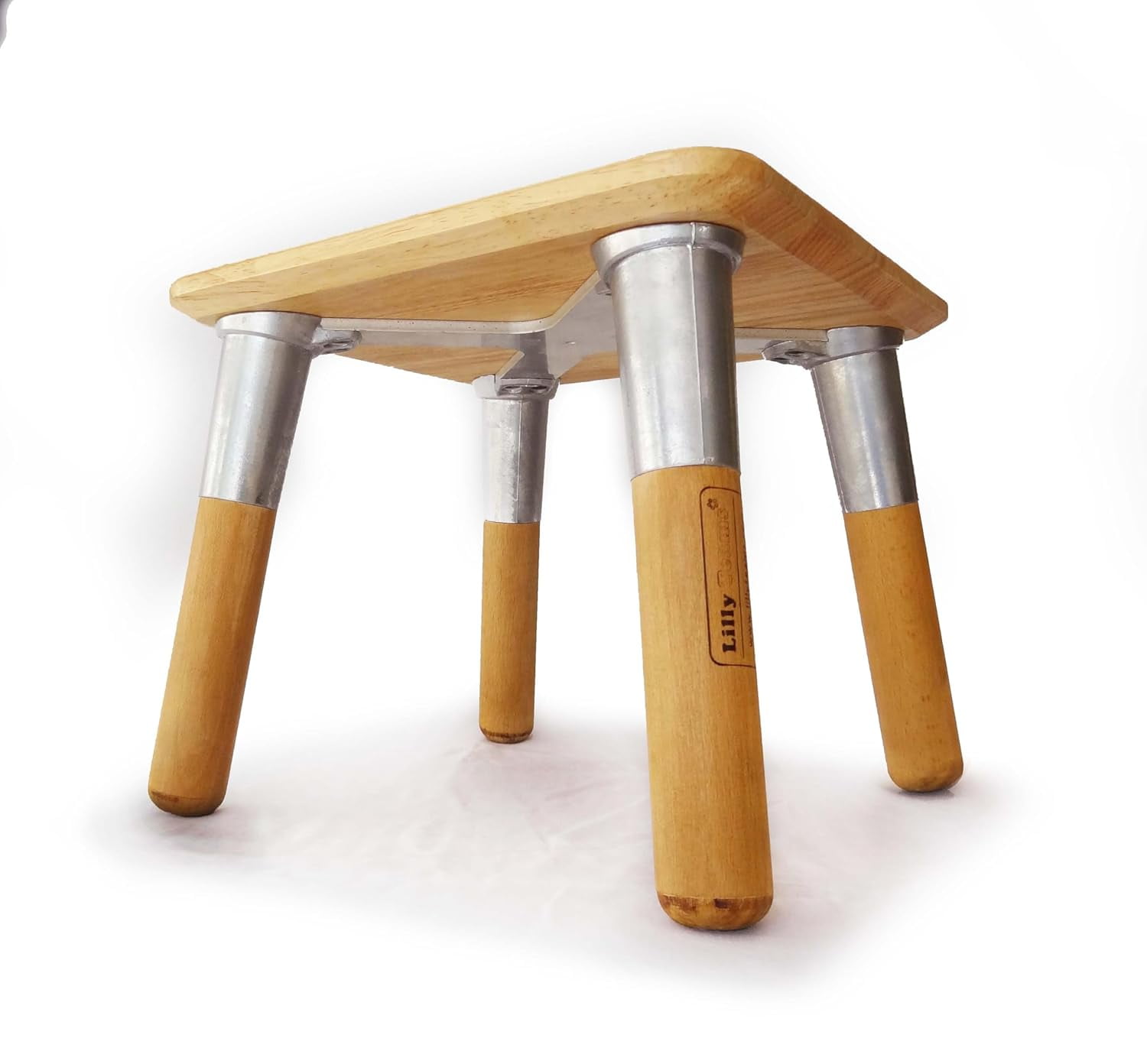 Lilly Teams Footstool for Seating L30xW30xH26cm Furnitures for Home Living Room Ottoman Chairs ...