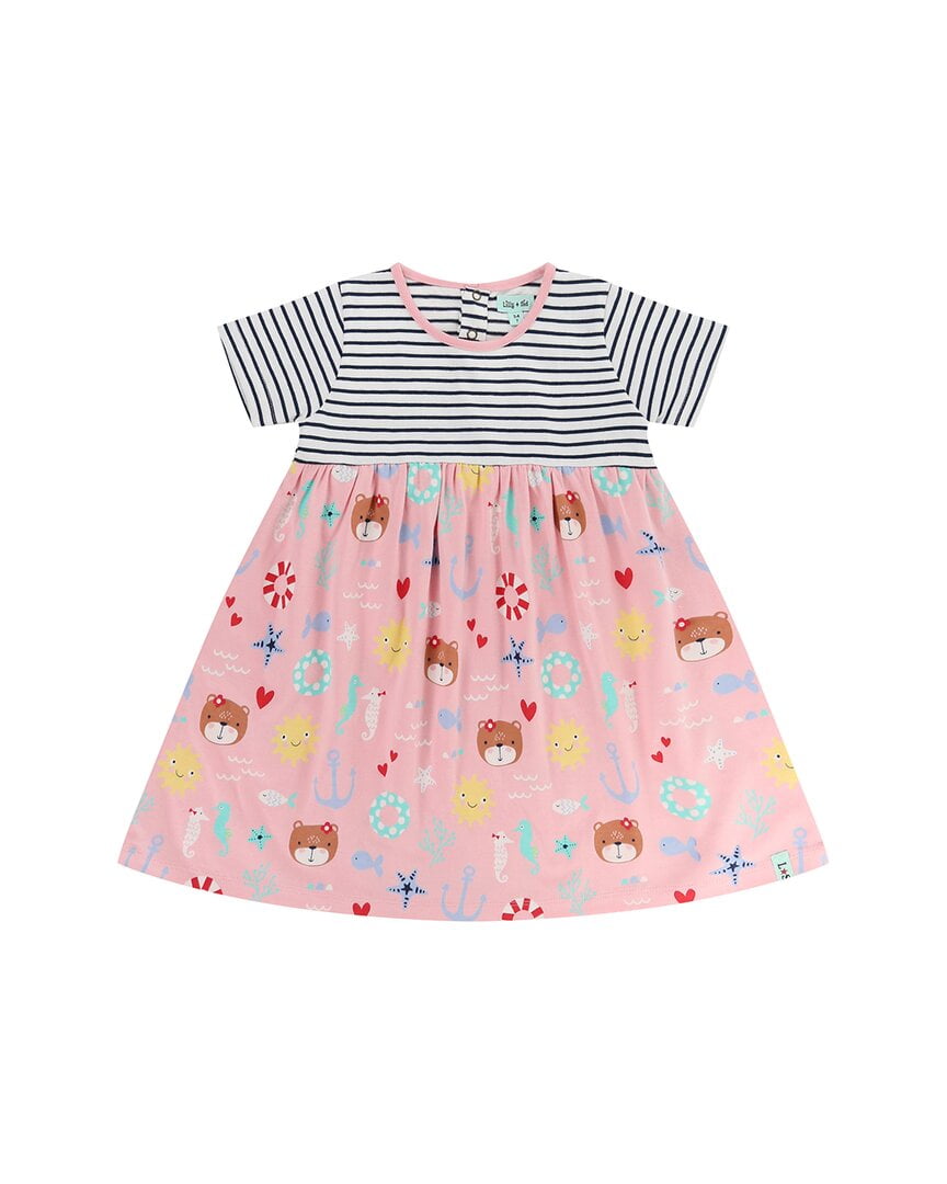 Lilly and Sid girls Lilly Friends Dress, 0-3 Months - Walmart.com