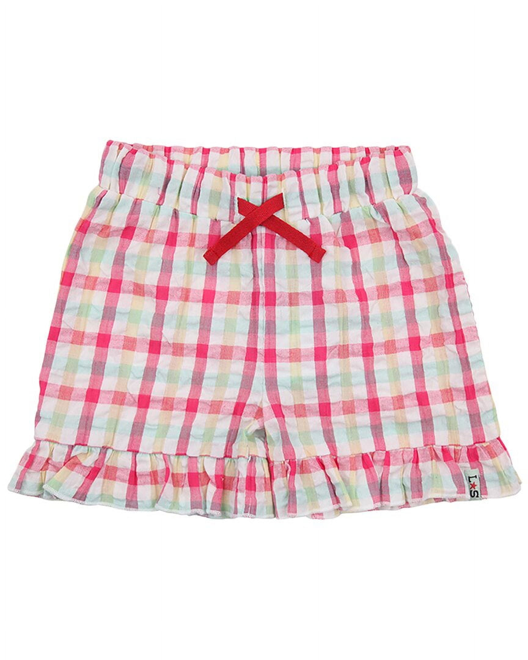 Lilly and Sid girls Picnic Check Short, 4-5 Years - Walmart.com