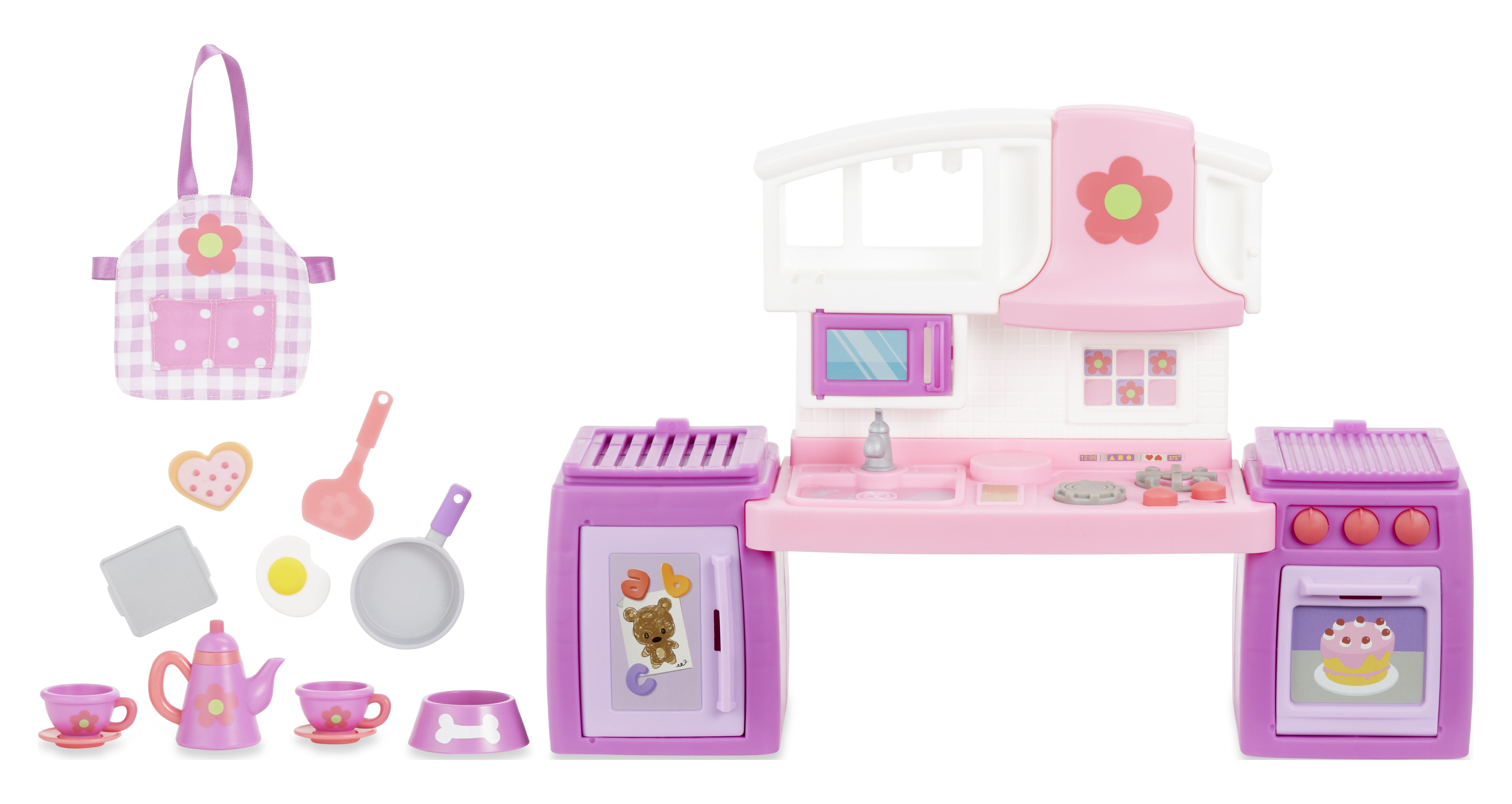 Lilly's Cook & Bake Kitchen Doll Playset by Lilly Tikes from Little ...
