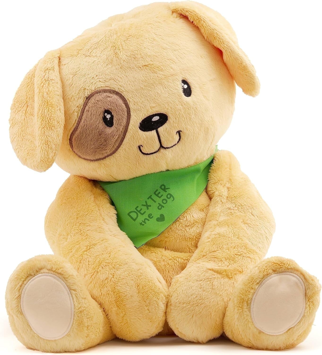 Lilly's Love 5lb Weighted Stuffed Animal, Dexter The Dog - Calming ...