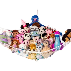 2 Pack Stuffed Animal Hammock, Jumbo Toy Hammock with Wall Anchors ...