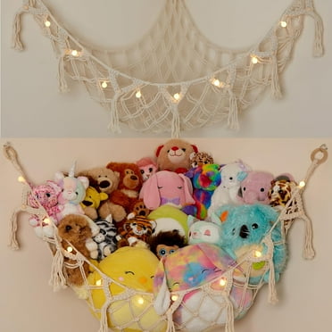 1Pcs Hanging Stuffed Animal Hammock,Handmade Stuff Animal Organizer ...