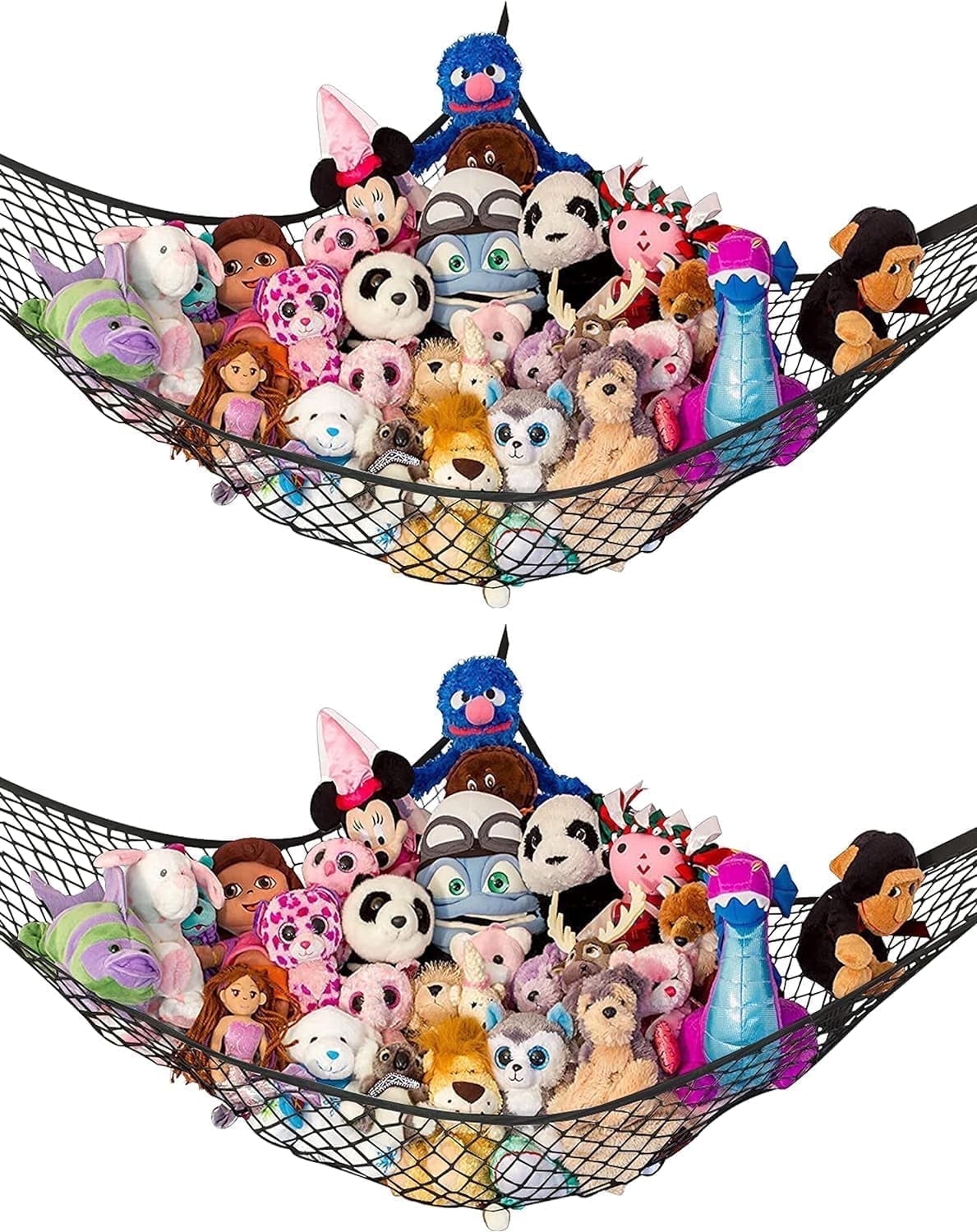 Lilly's Love Large Toddler's Stuffed Animal Storage, Foldable Hanging ...