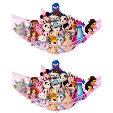 83in Toy Hammock 1 in Mesh Plush Animals Triangle Net Stuffed Toys ...