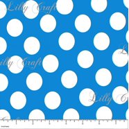 Checkered 1" Royal Blue White Poly Cotton Fabric - Sold By The Yard ...