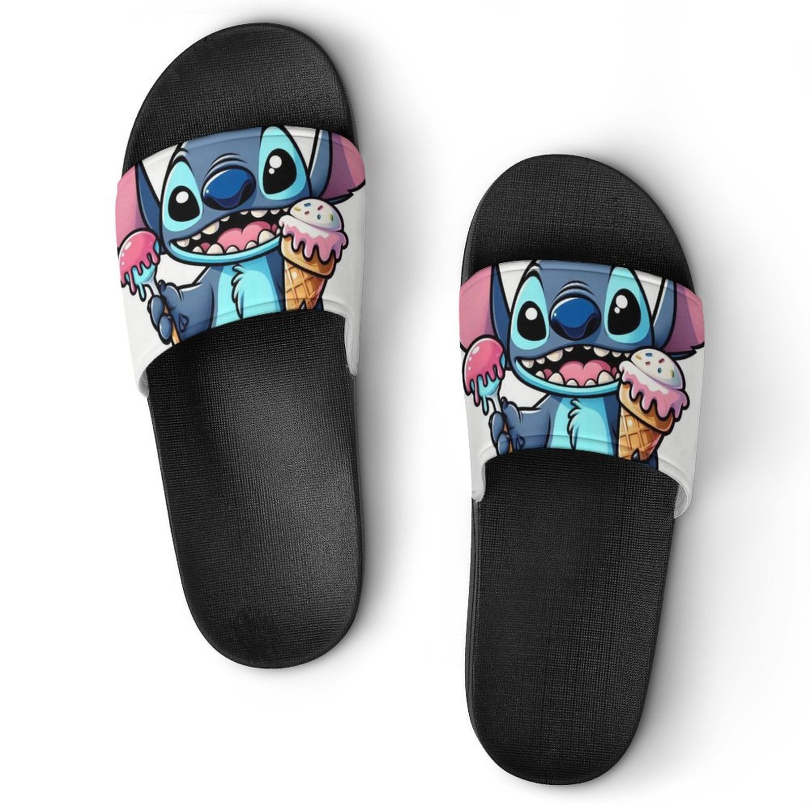 Lilo And Stitch Neon Ice Cream Chill Drip Slippers for Men and Women ...