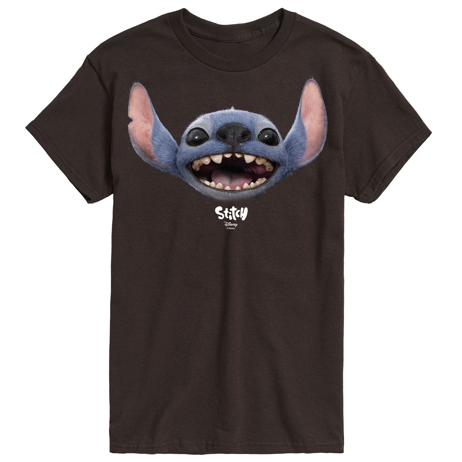Lilo And Stitch - Stitch Face Oversized - Men's Short Sleeve Graphic T ...