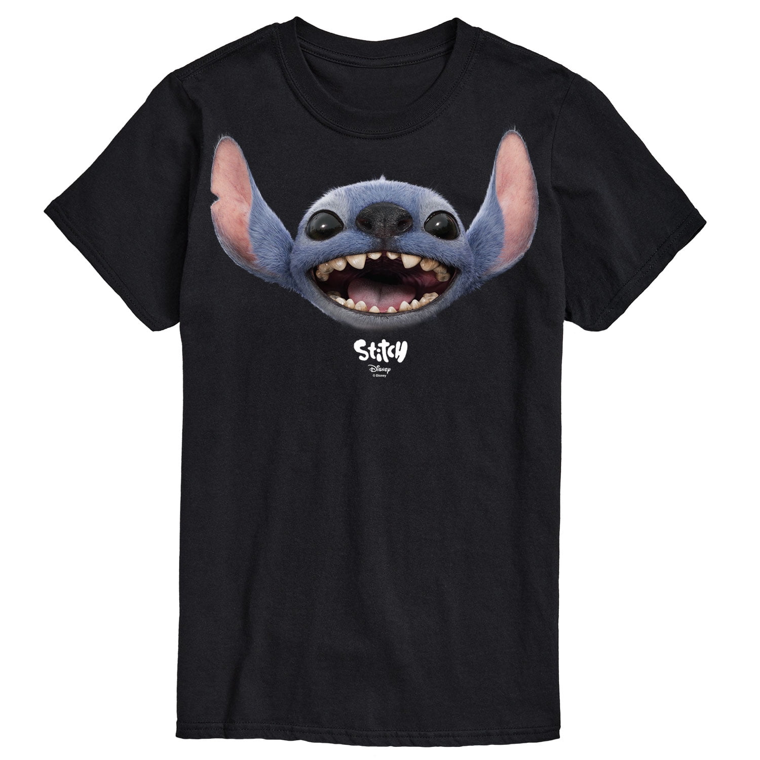 Lilo And Stitch - Stitch Face Oversized - Men's Short Sleeve Graphic T ...