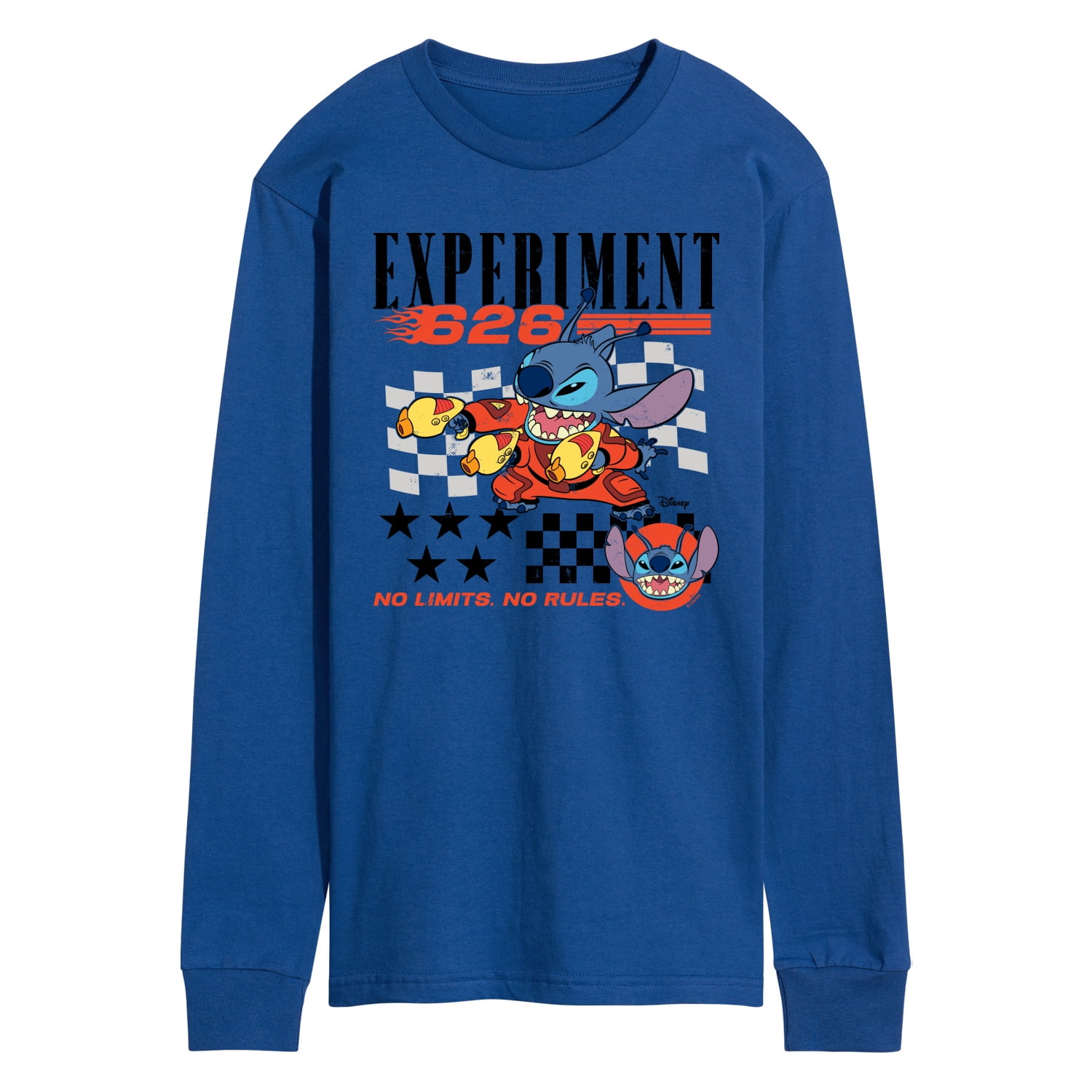 Lilo And Stitch - Stitch Racing Jersey - Men's Long Sleeve Graphic T ...