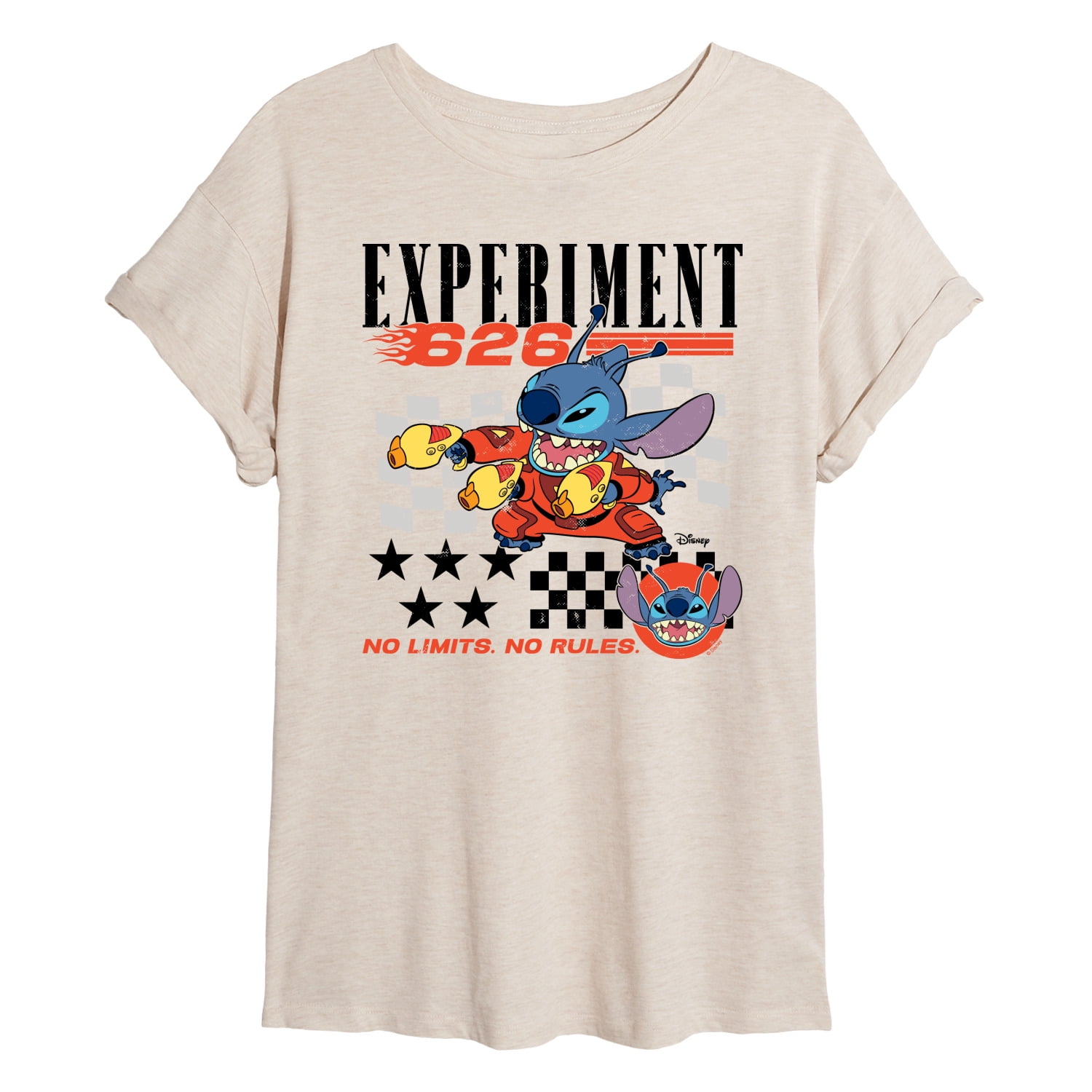 Lilo & Stitch - Stitch Racing Jersey - Women's Oversized Graphic T ...
