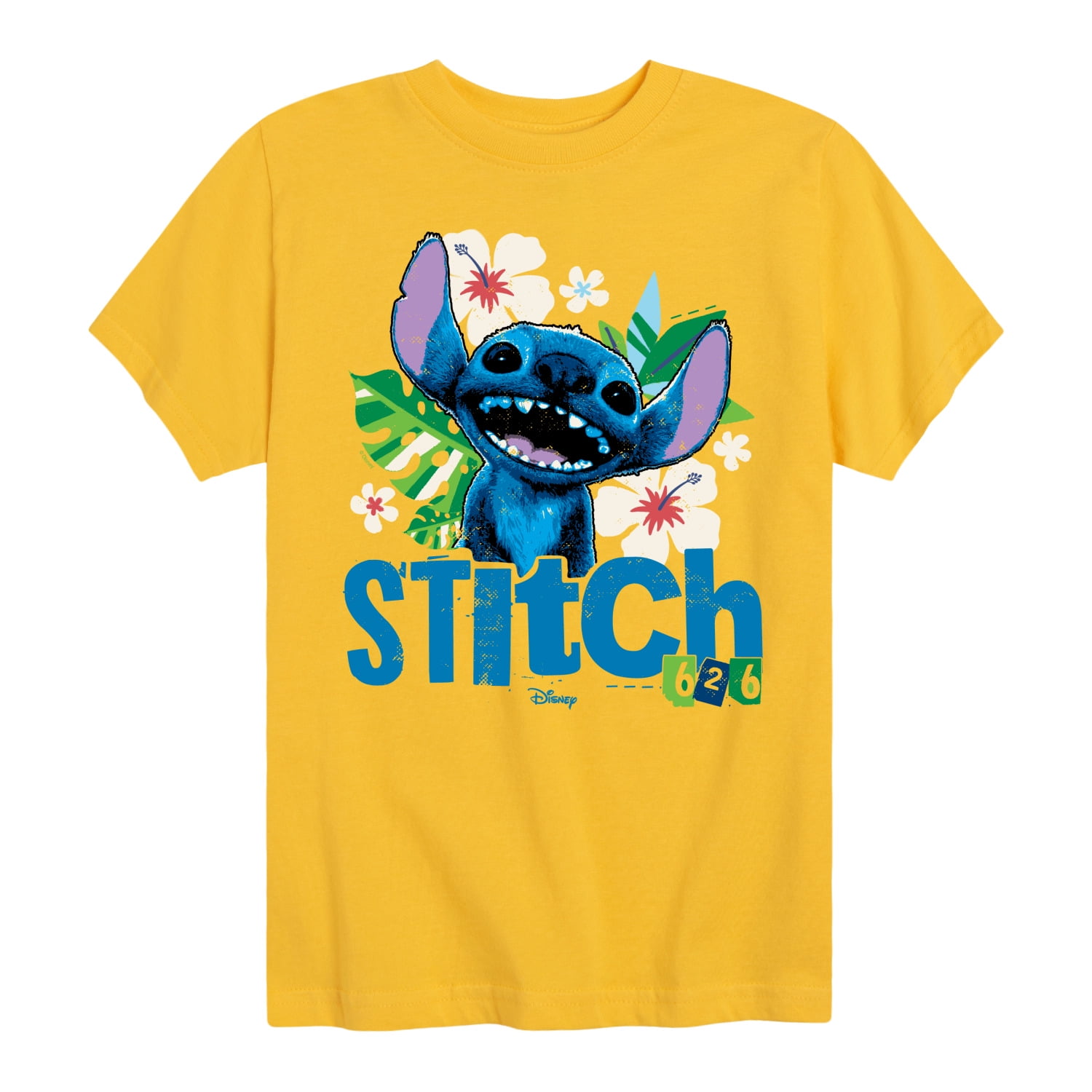 Lilo And Stitch - Stitch Smiling 626 - Toddler And Youth Short Sleeve ...