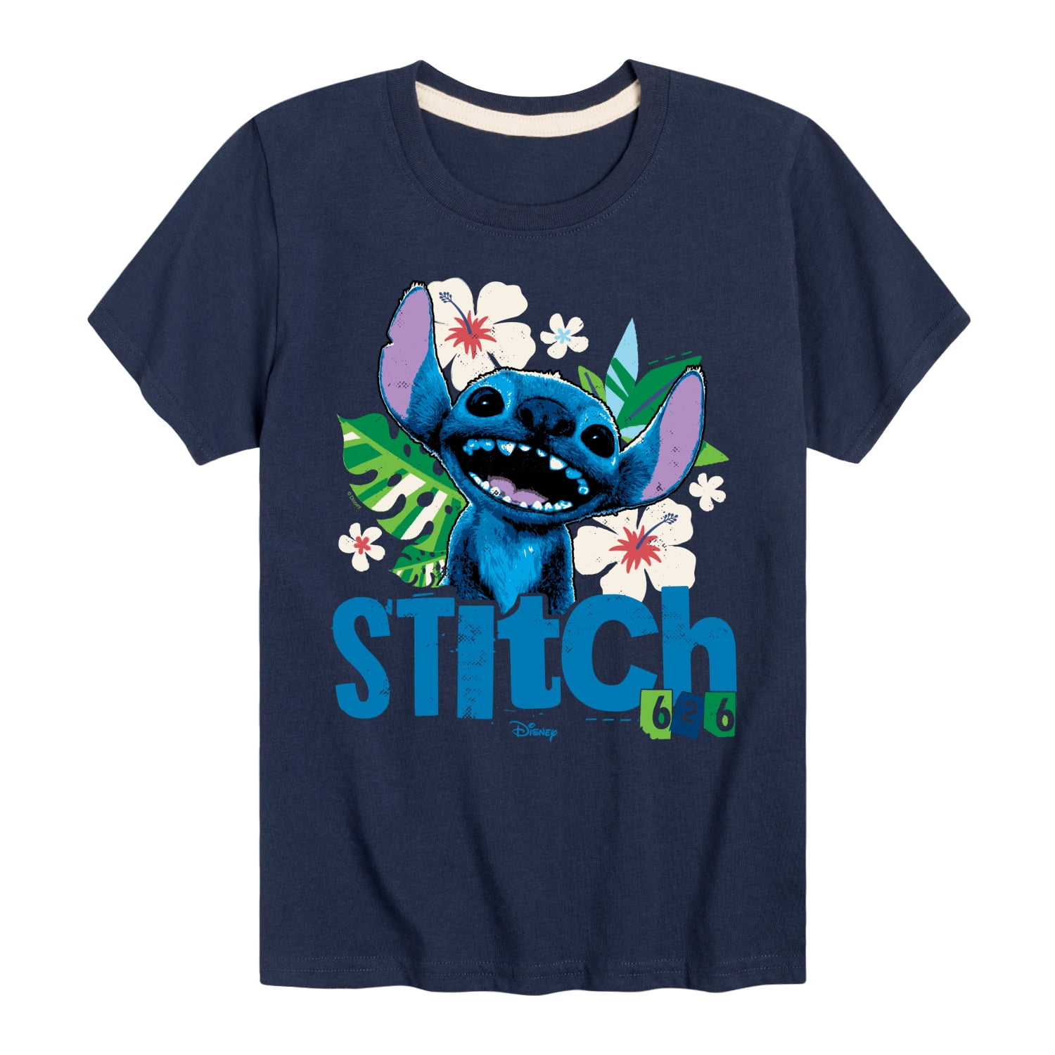 Lilo And Stitch - Stitch Smiling 626 - Toddler And Youth Short Sleeve ...