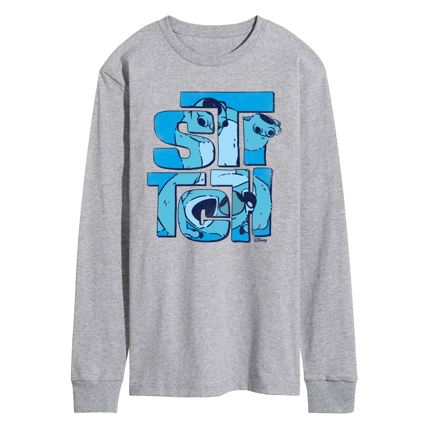 Lilo And Stitch - Stitch Stack - Men's Long Sleeve Graphic T-Shirt ...