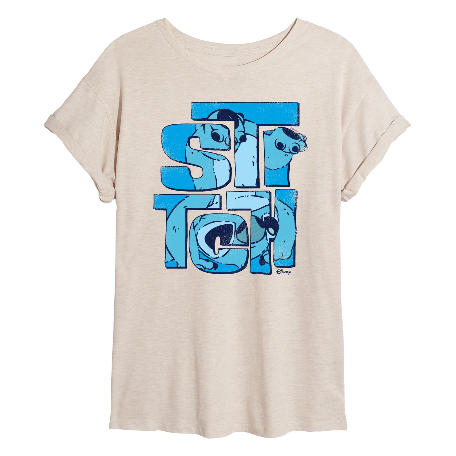Lilo And Stitch - Stitch Stack - Women's Oversized Graphic T-Shirt ...