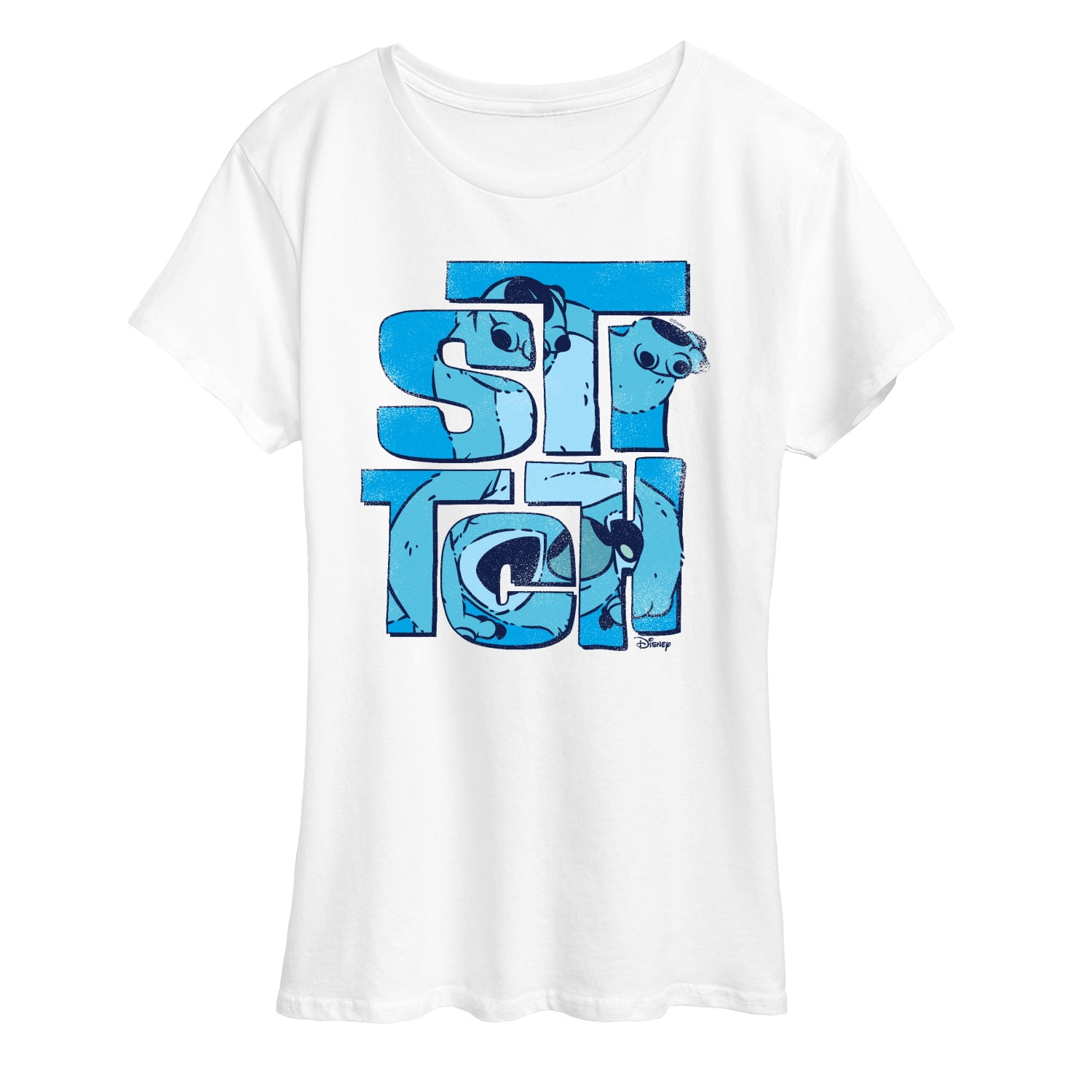 Lilo And Stitch - Stitch Stack - Women's Short Sleeve Graphic T-Shirt ...