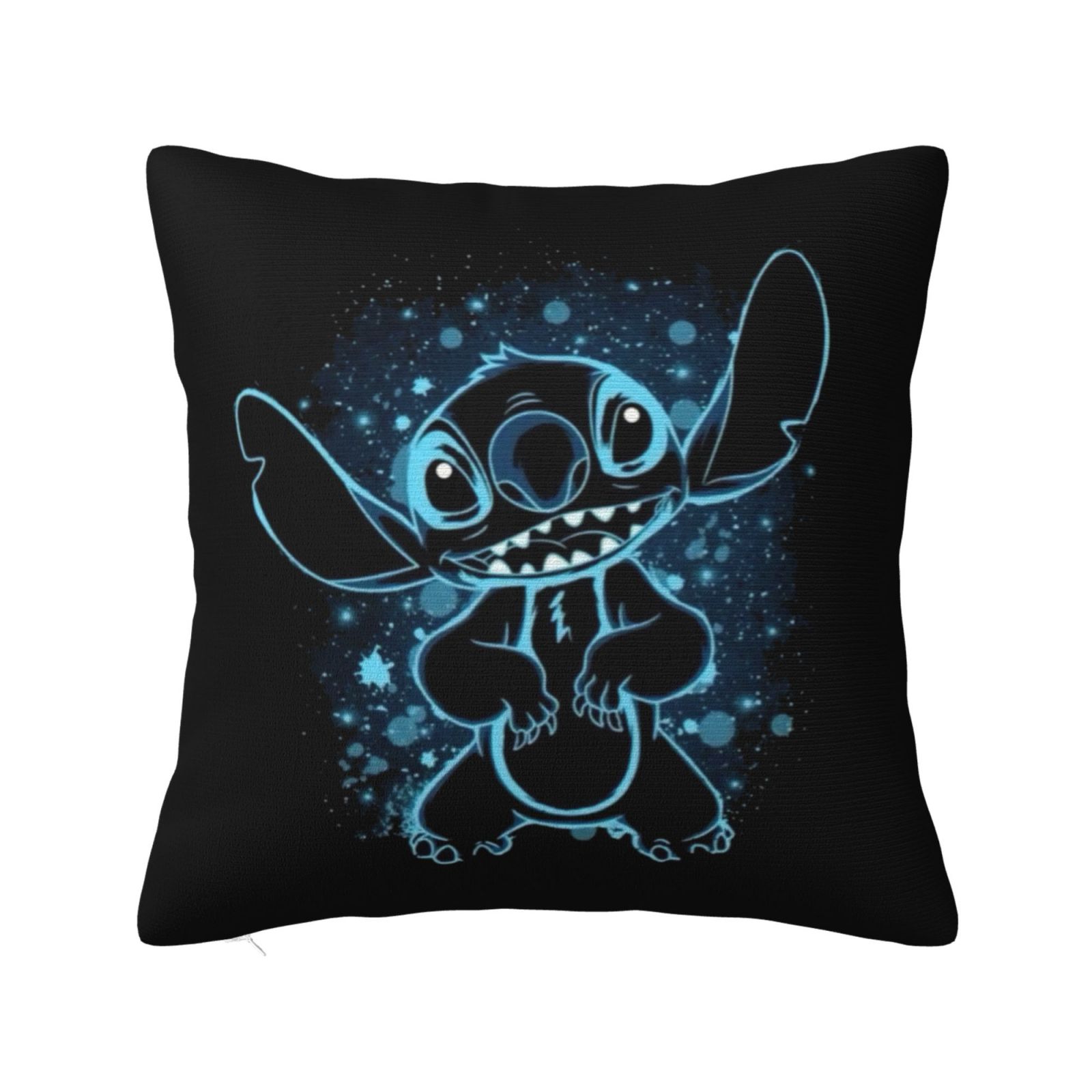 Lilo Negative Stitch Throw Pillow Covers 22x22 Inch,Square Pillow ...