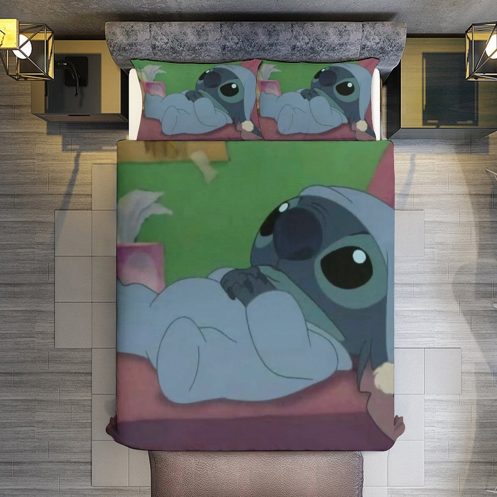 Lilo & Stich Bedding Set for Teen Girls Boys,Duvet Cover Sets with ...