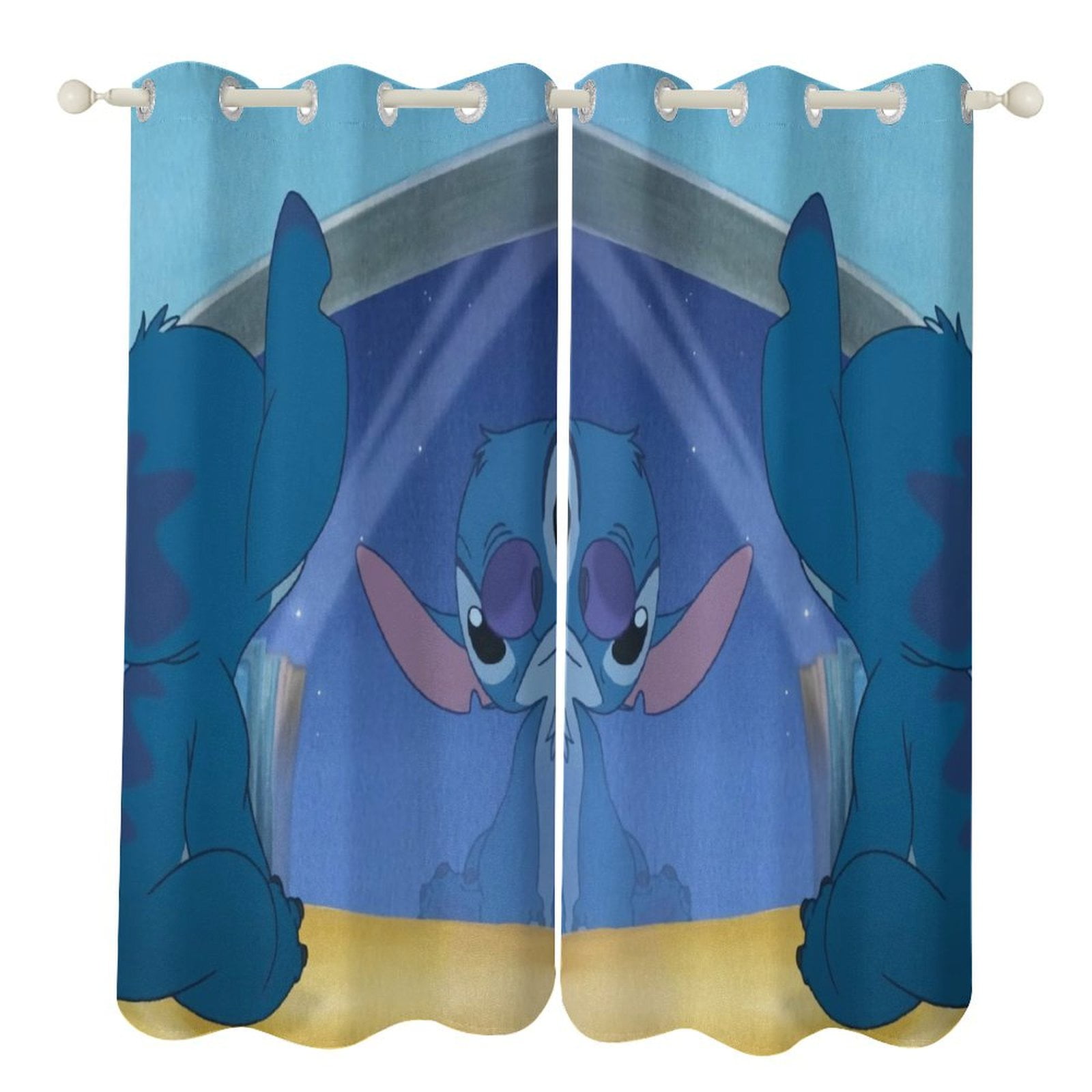 Lilo & Stich Kids Curtains 52 X 72 Inch,Cartoon Blackout Curtains ...