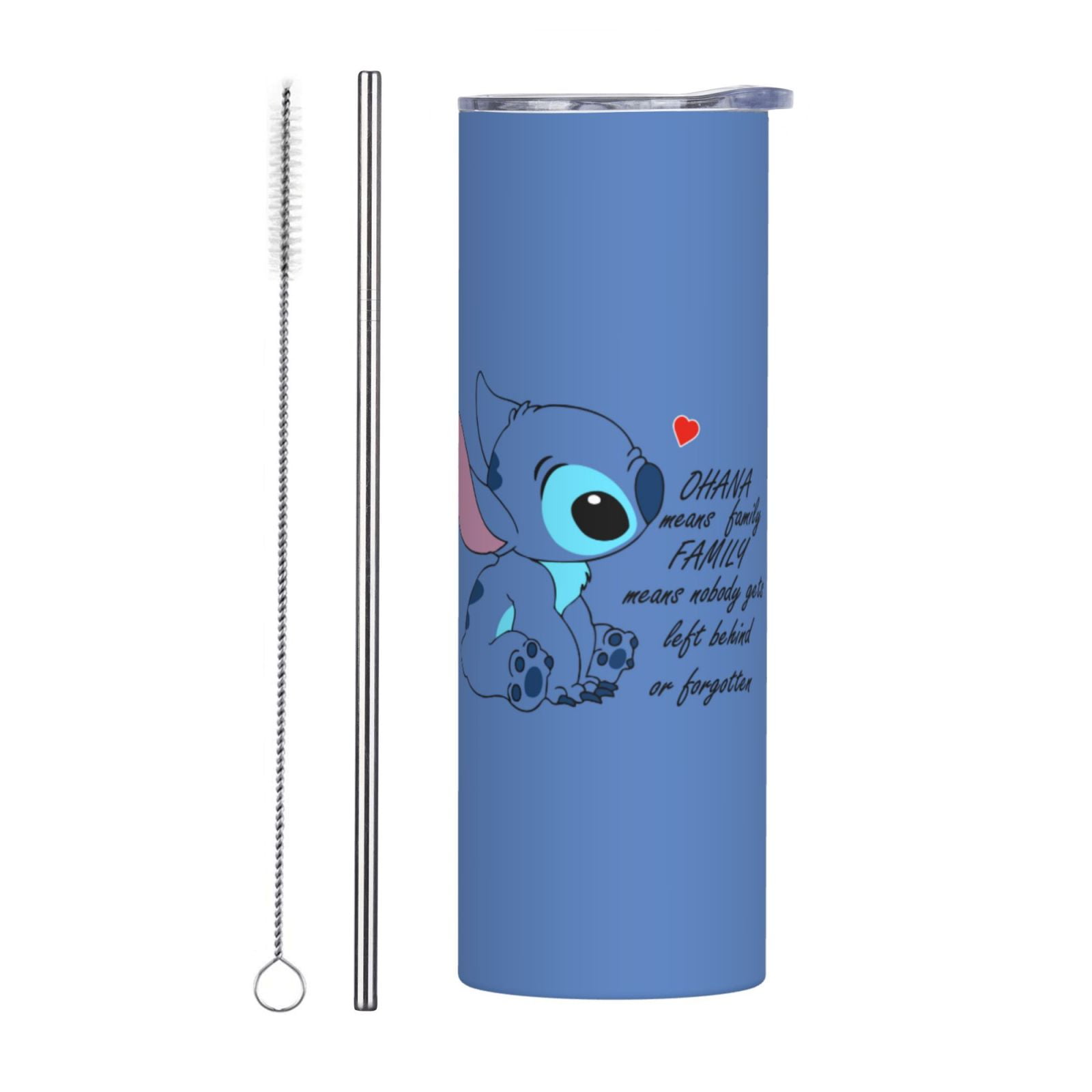Lilo & Stitch 20 OZ Straight Stainless Steel Tumbler with Reusable Lid ...