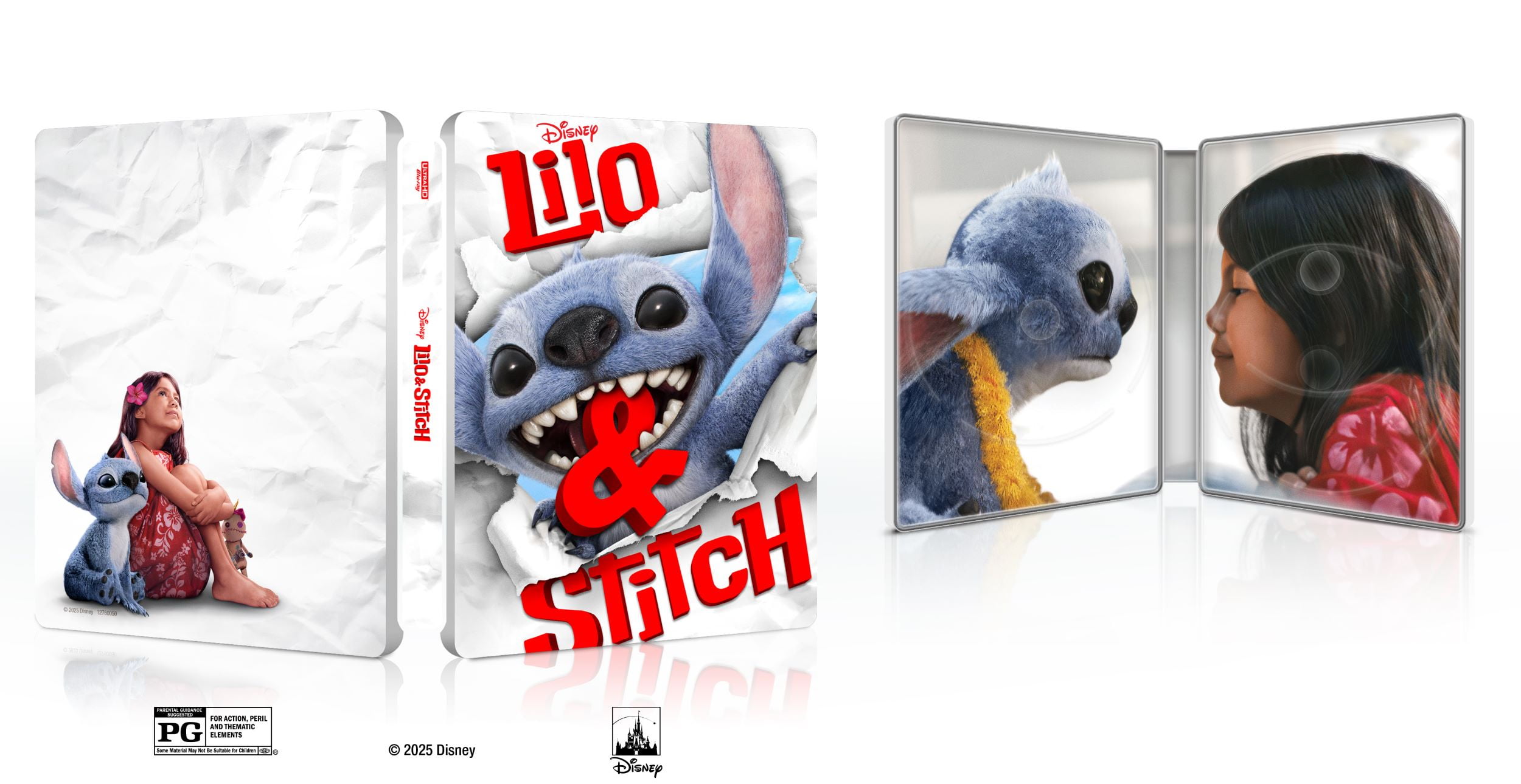 Lilo & Stitch (2025) (Steelbook) (4K Ultra HD + Blu-ray + Digital Copy ...