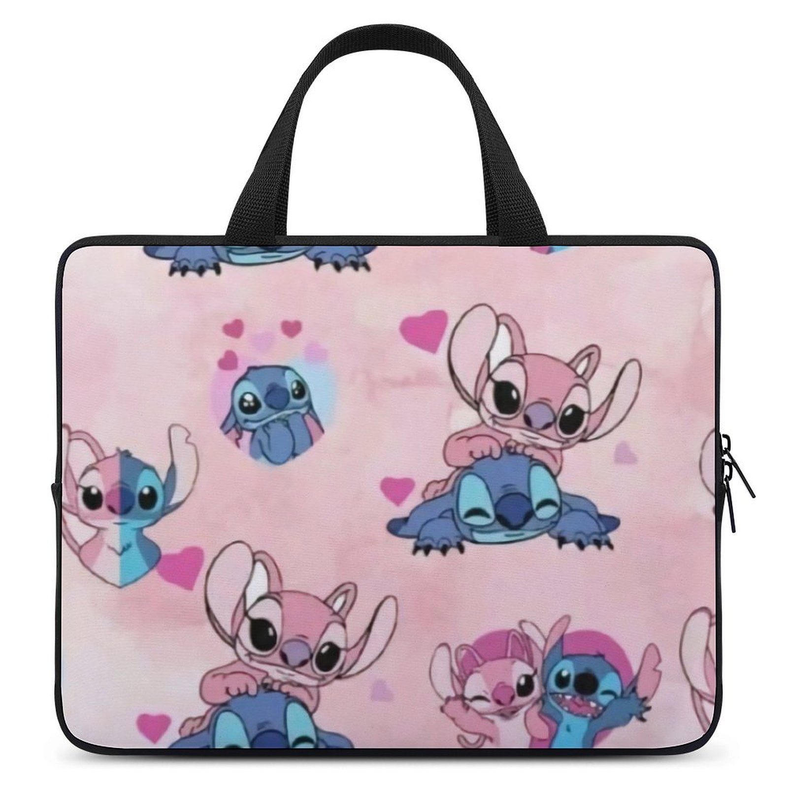 Lilo & Stitch - Stitch & Angel 12 Inch Laptop Bag,Expandable Computer ...